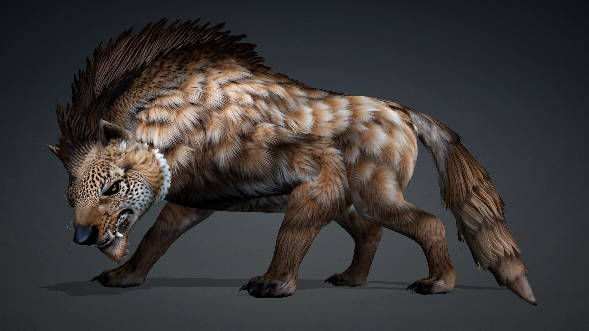 Hyena-B1-Animated 3D Animation by Animated3d