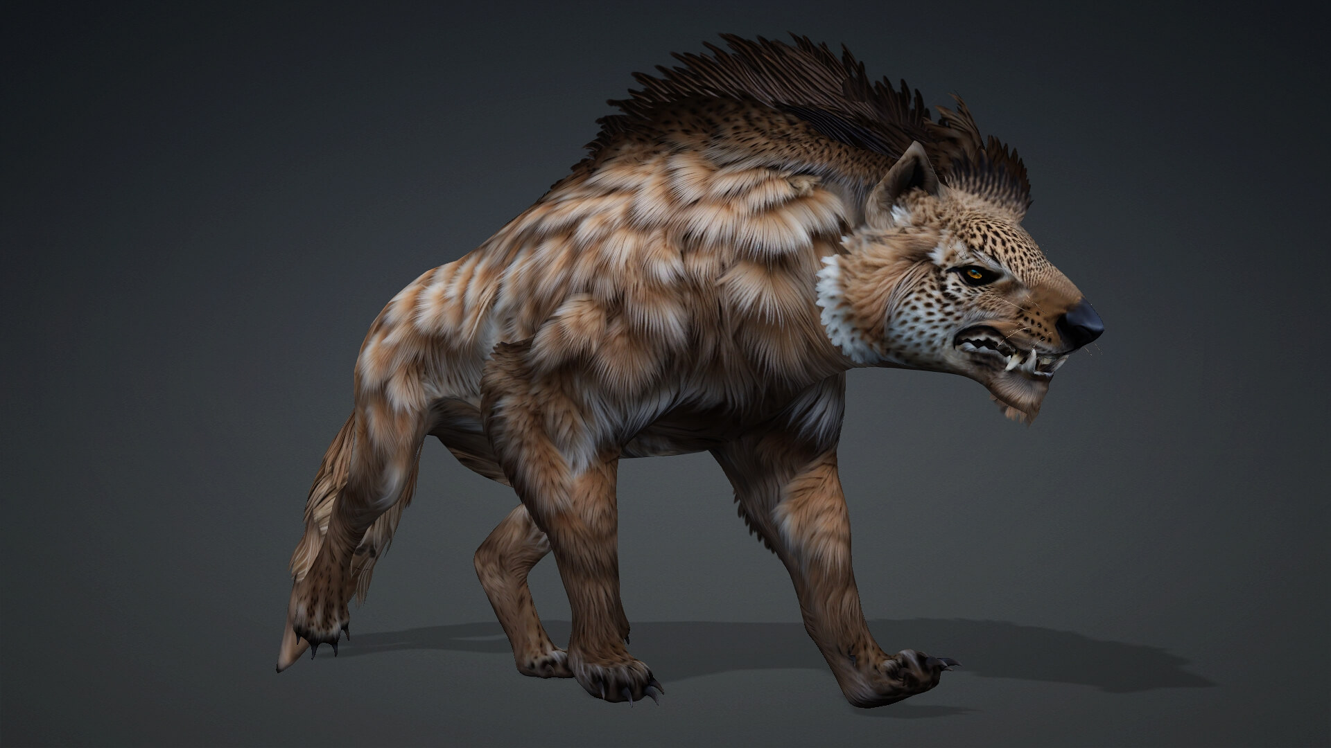 Hyena-B1-Animated 3D Animation by Animated3d