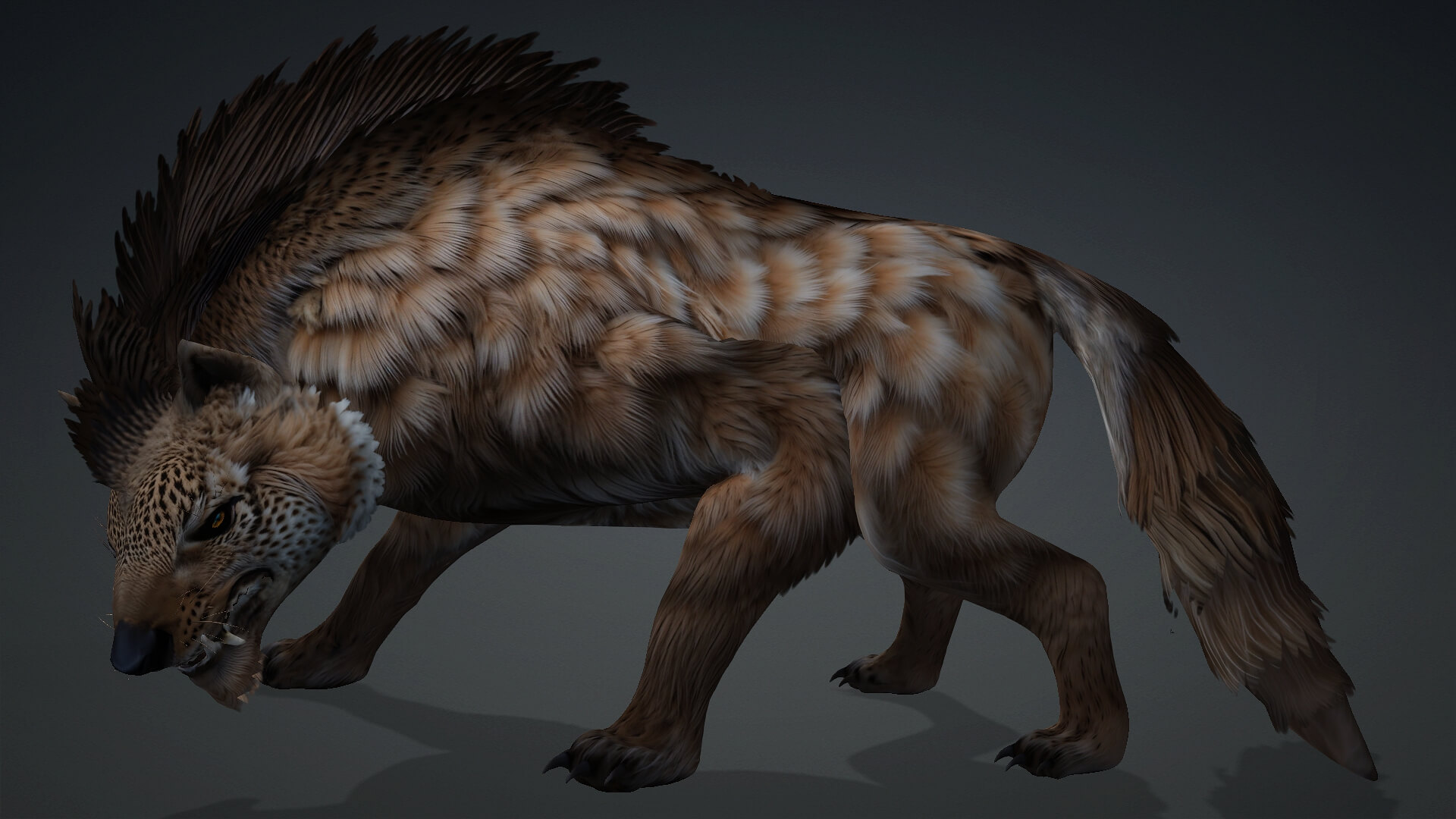 Hyena-B1-Animated 3D Animation by Animated3d