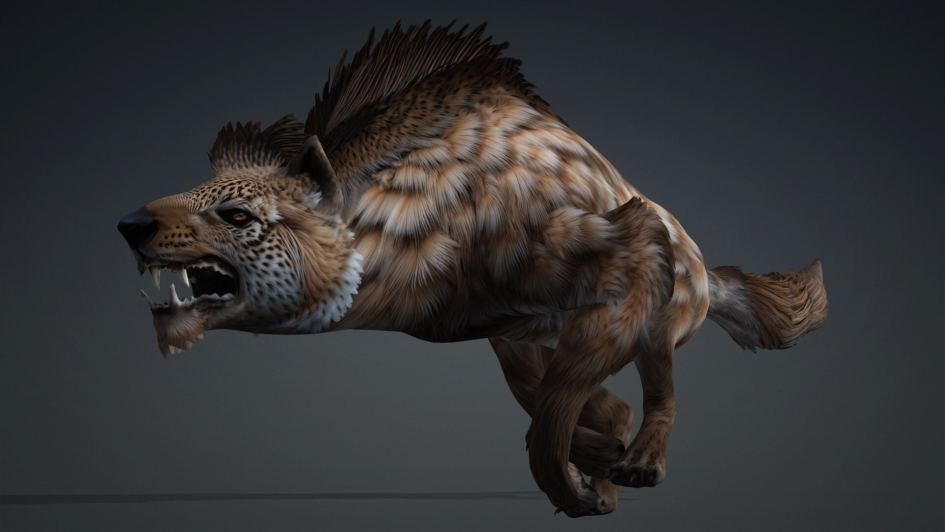 Hyena-B1-Animated 3D Animation by Animated3d