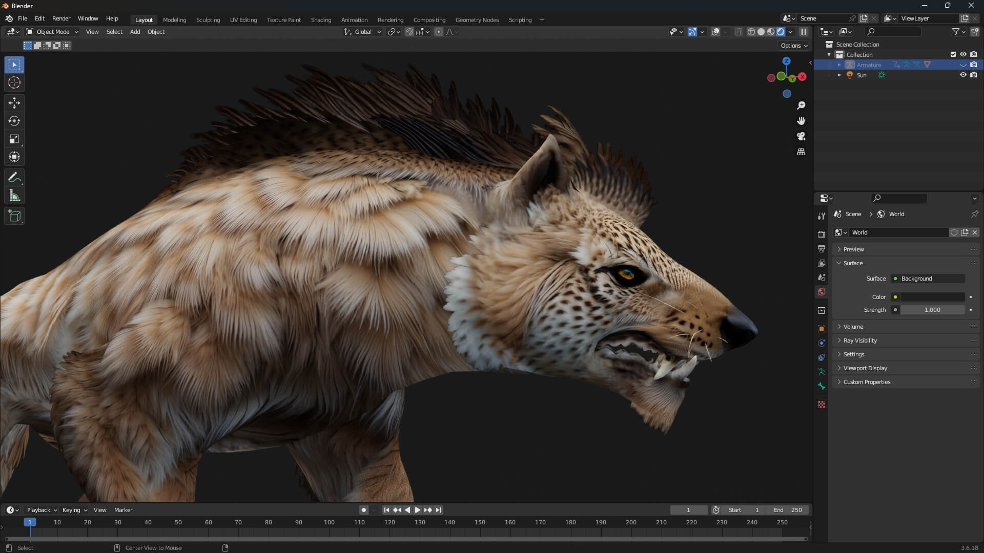 Hyena-B1-Animated 3D Animation by Animated3d