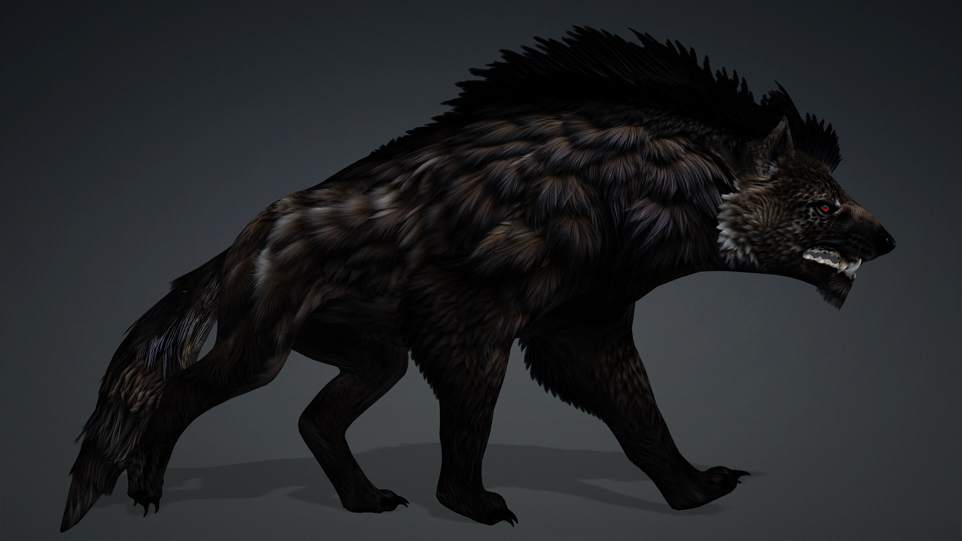 Hyena-B3-Animated 3D Animation by Animated3d