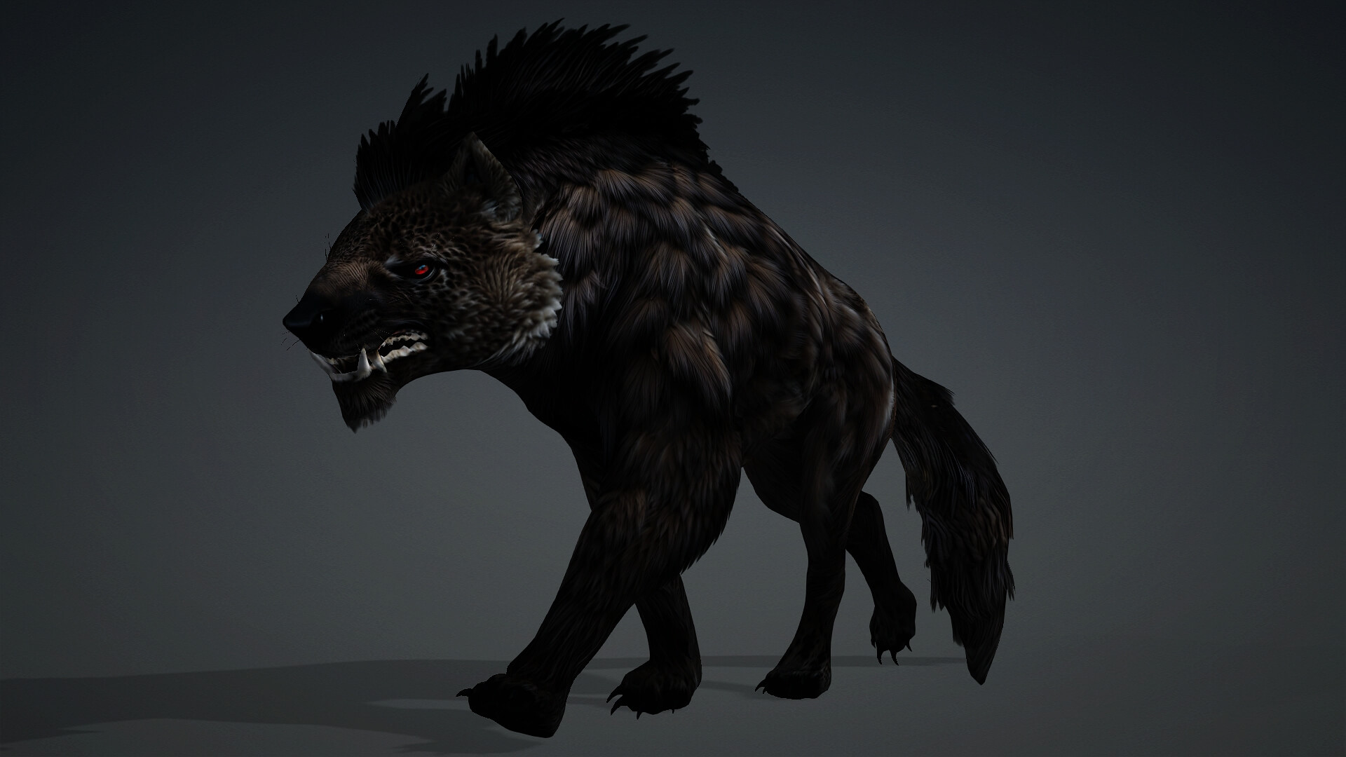 Hyena-B3-Animated 3D Animation by Animated3d