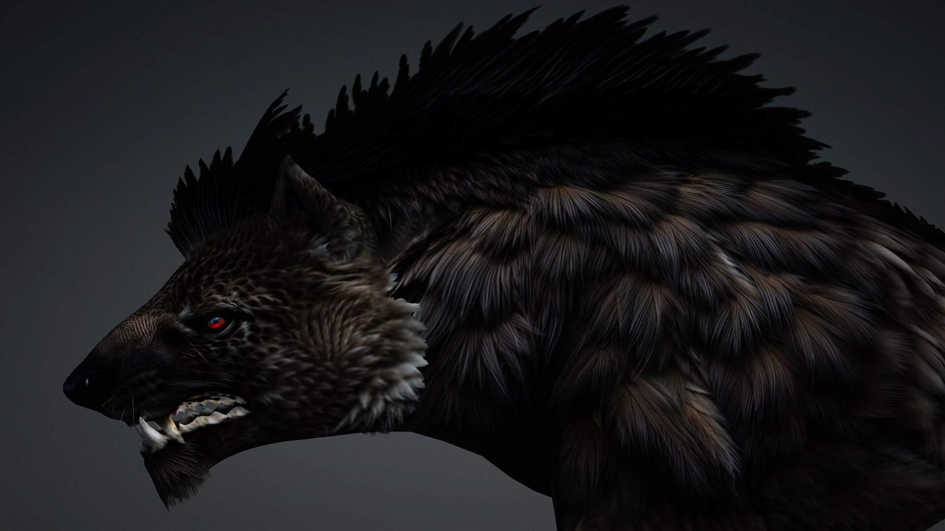 Hyena-B3-Animated 3D Animation by Animated3d