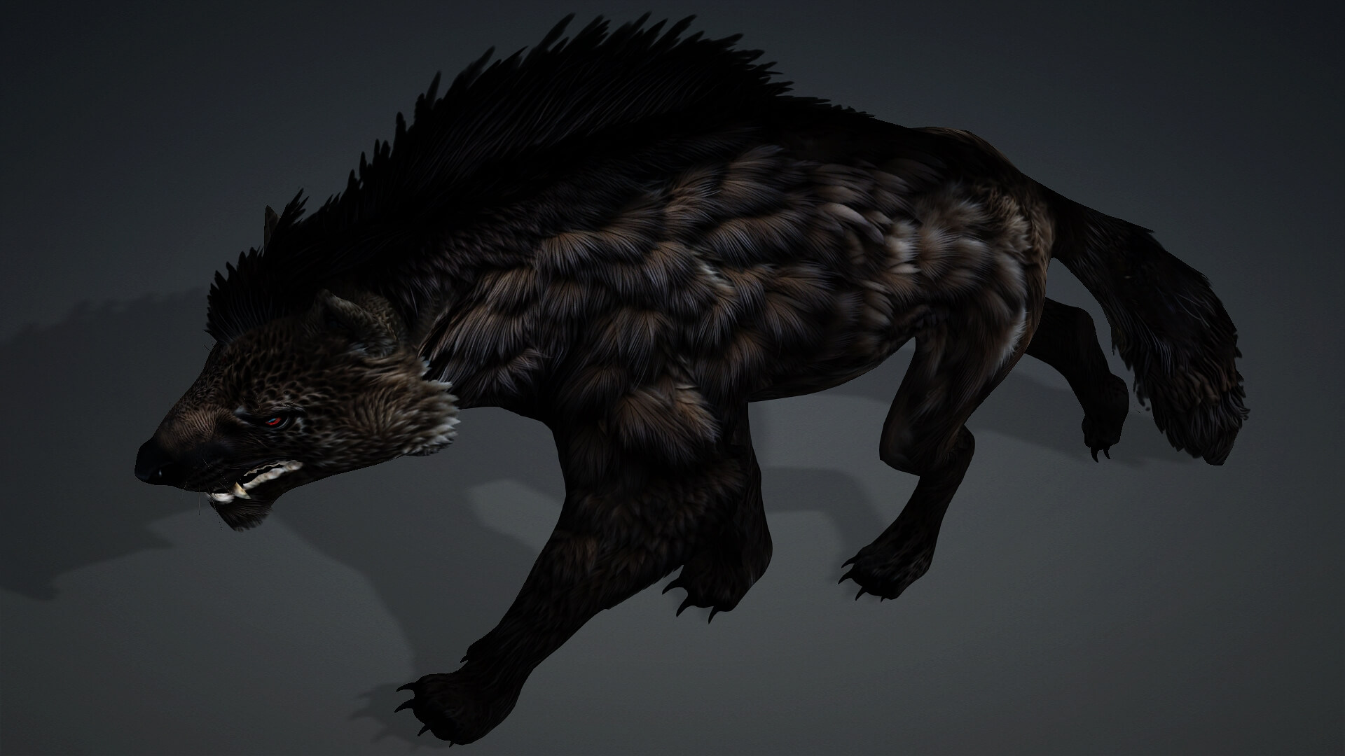 Hyena-B3-Animated 3D Animation by Animated3d