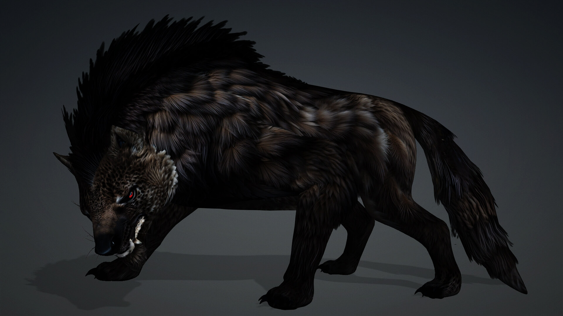 Hyena-B3-Animated 3D Animation by Animated3d