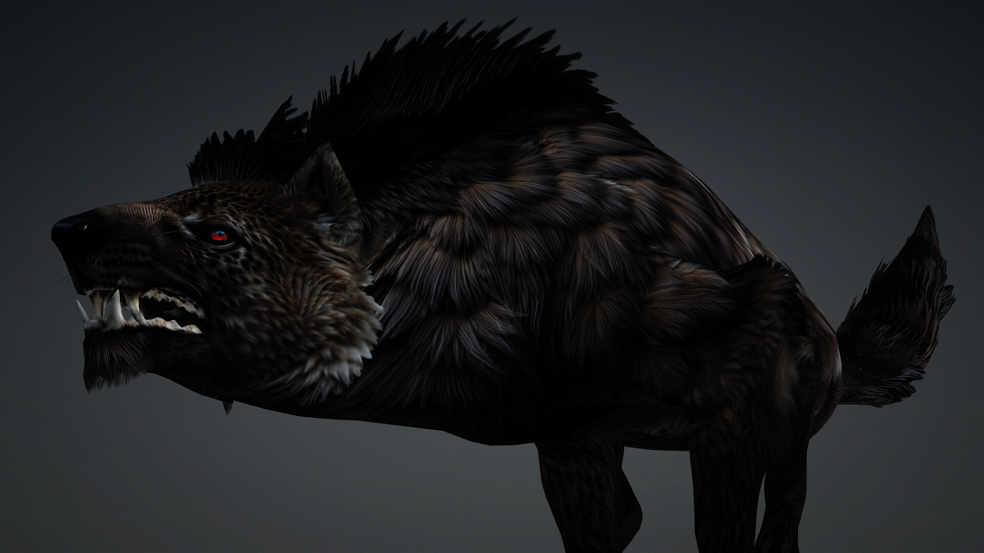 Hyena-B3-Animated 3D Animation by Animated3d