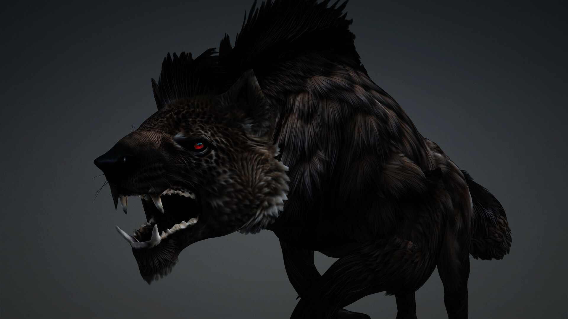 Hyena-B3-Animated 3D Animation by Animated3d