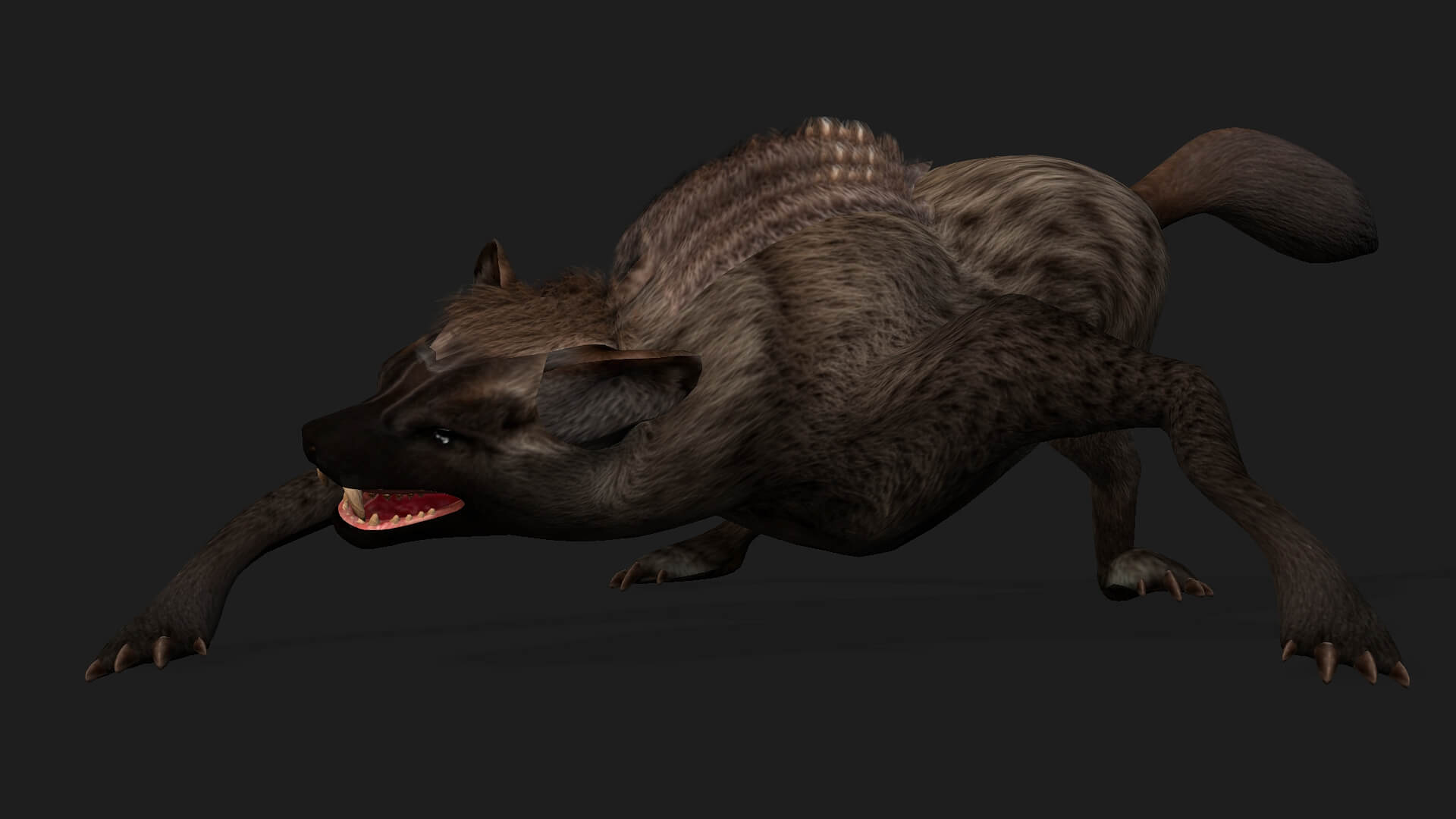 Hyenas A1 Animated - Free 3D Model by Animated3d
