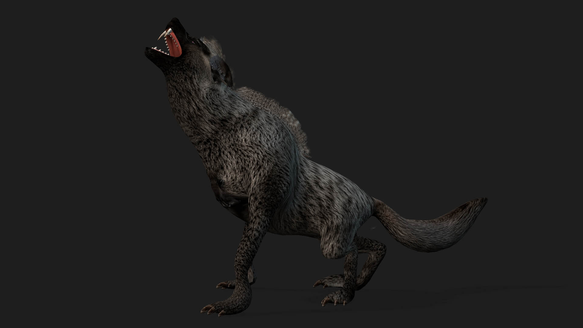 Hyenas A2 Animated - Free 3D Model by Animated3d