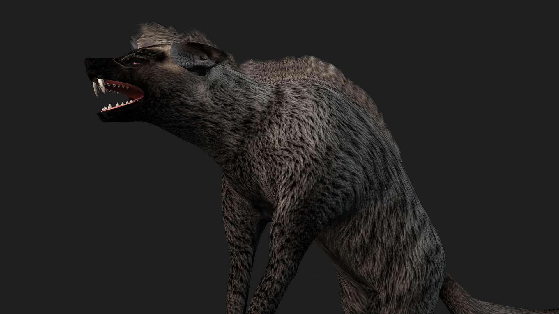 Hyenas A2 Animated - Free 3D Model by Animated3d