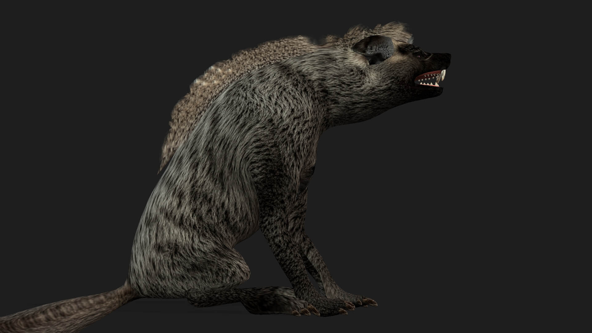 Hyenas A2 Animated - Free 3D Model by Animated3d