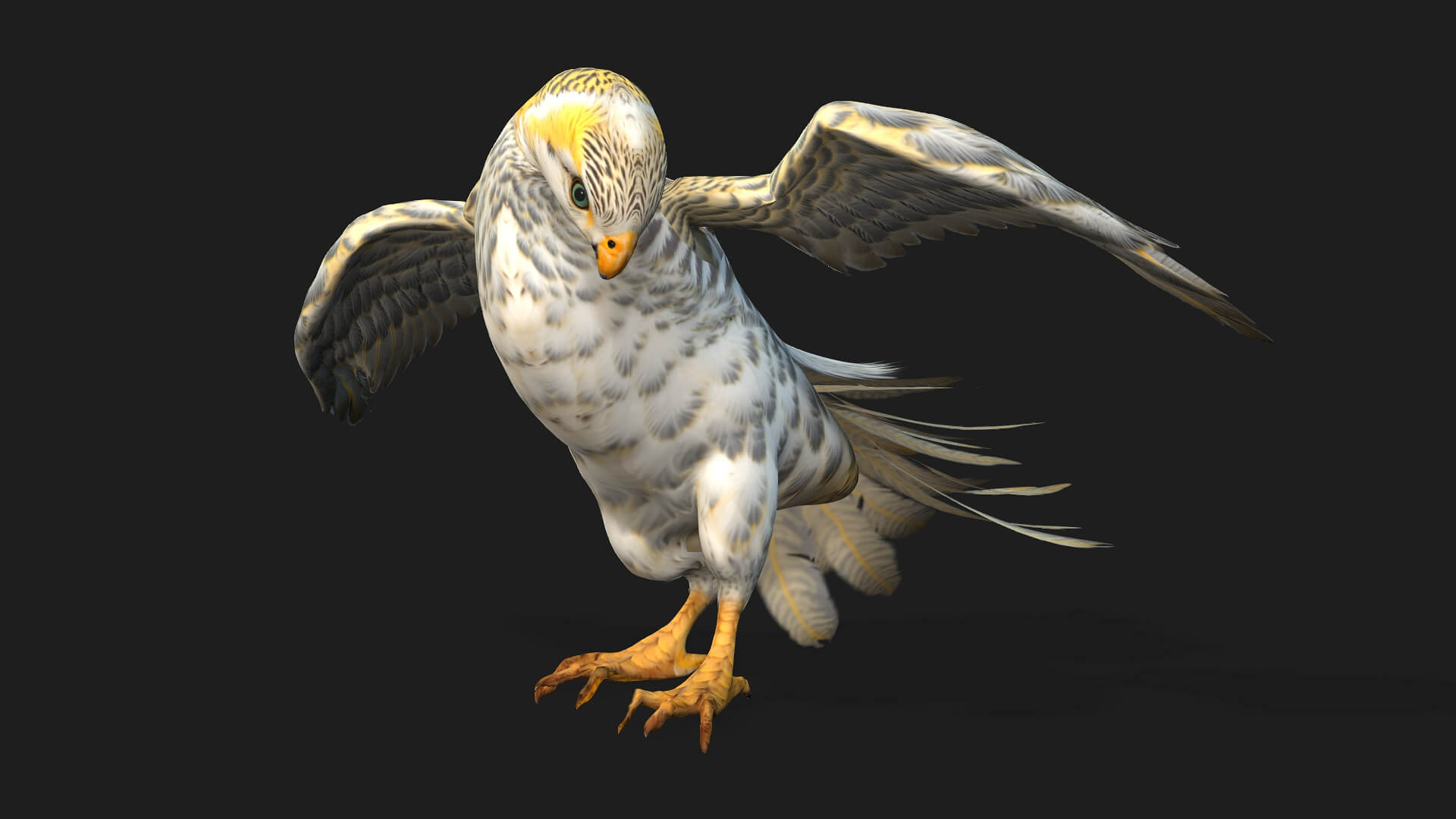 Kestrel B7 Animated - 3D Model by Animated3d