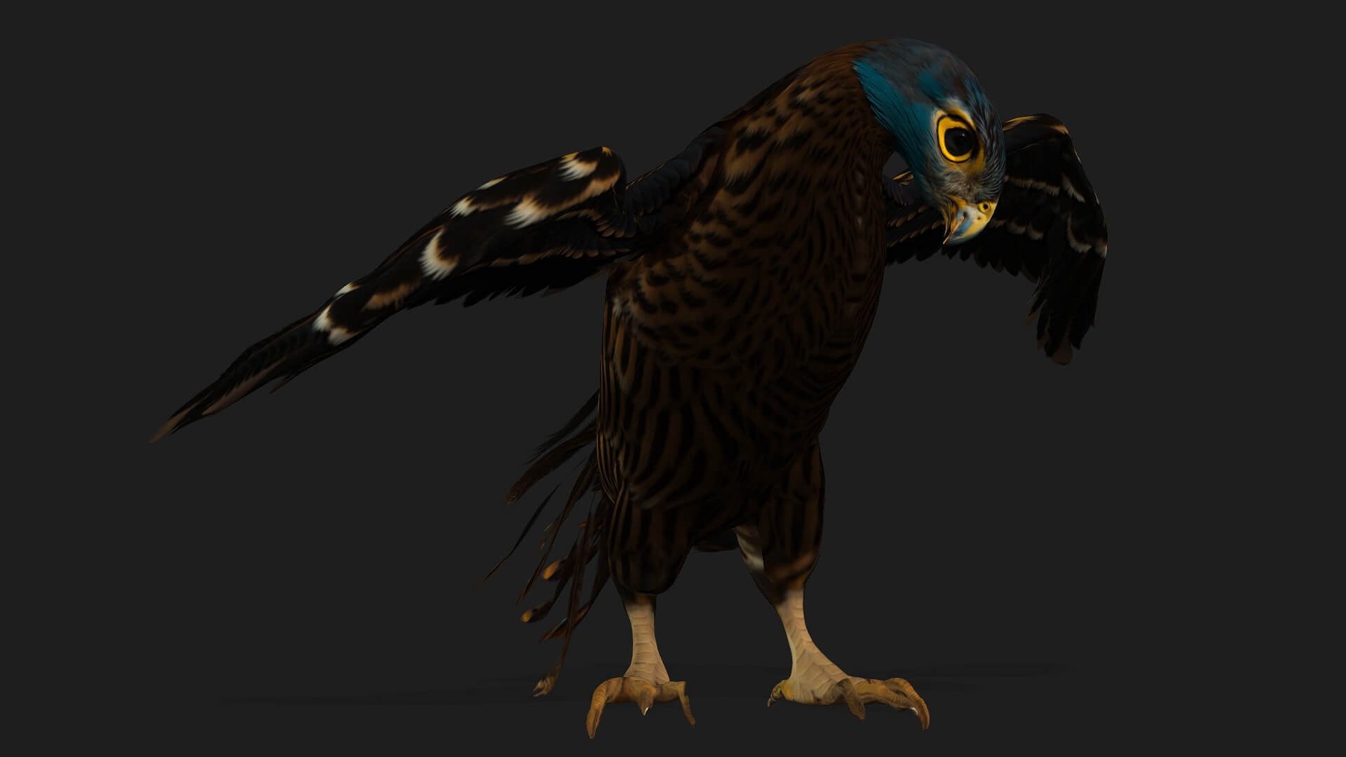 Kestrel B8 Animated - 3D Model by Animated3d