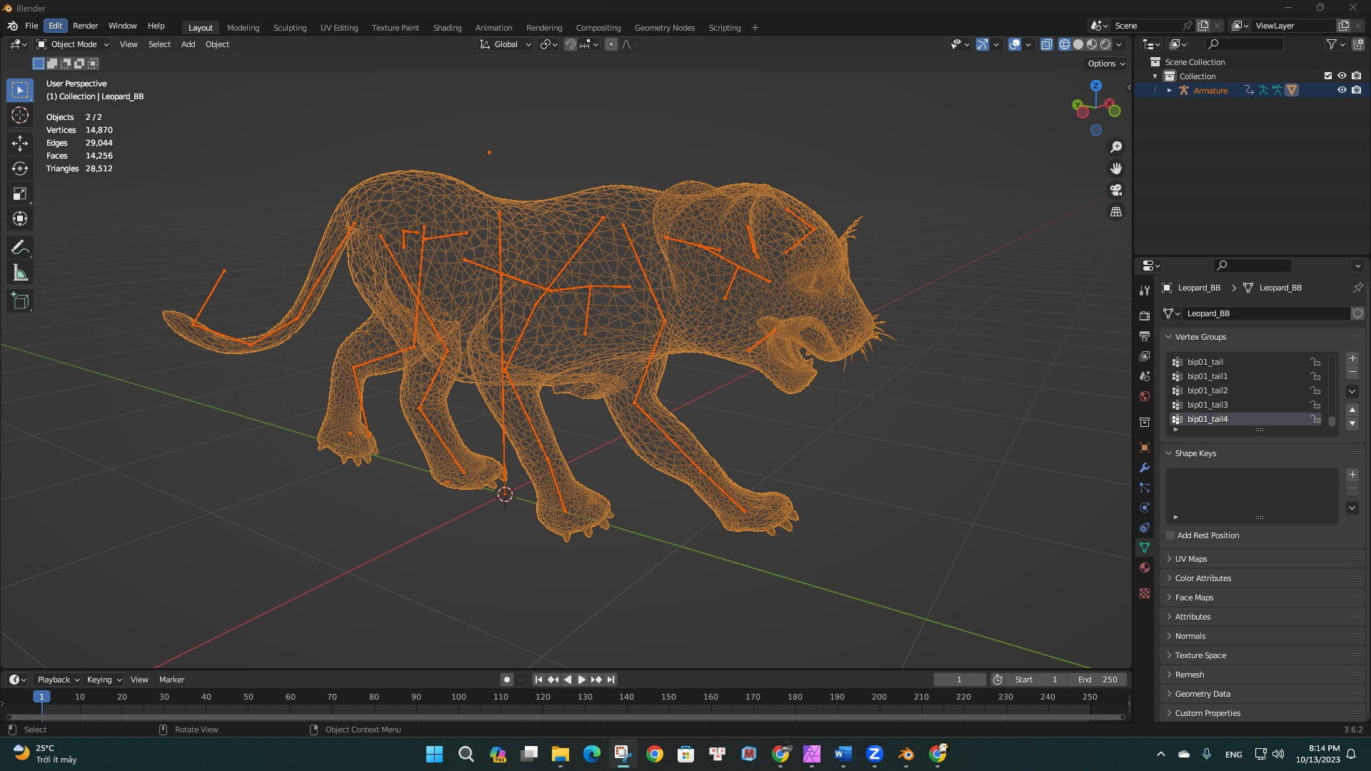 Leopard Baby A1 - 3D Model by Animated3d