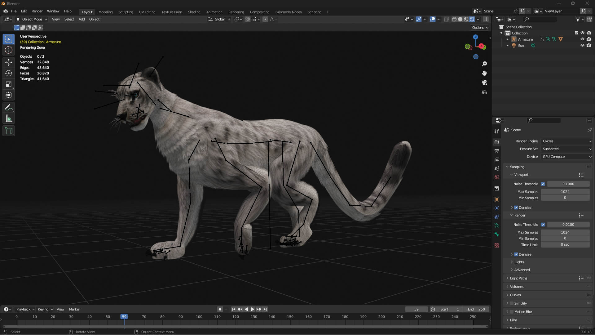 Leopard Hybrid-A2 Free 3D Animation by Animated3d