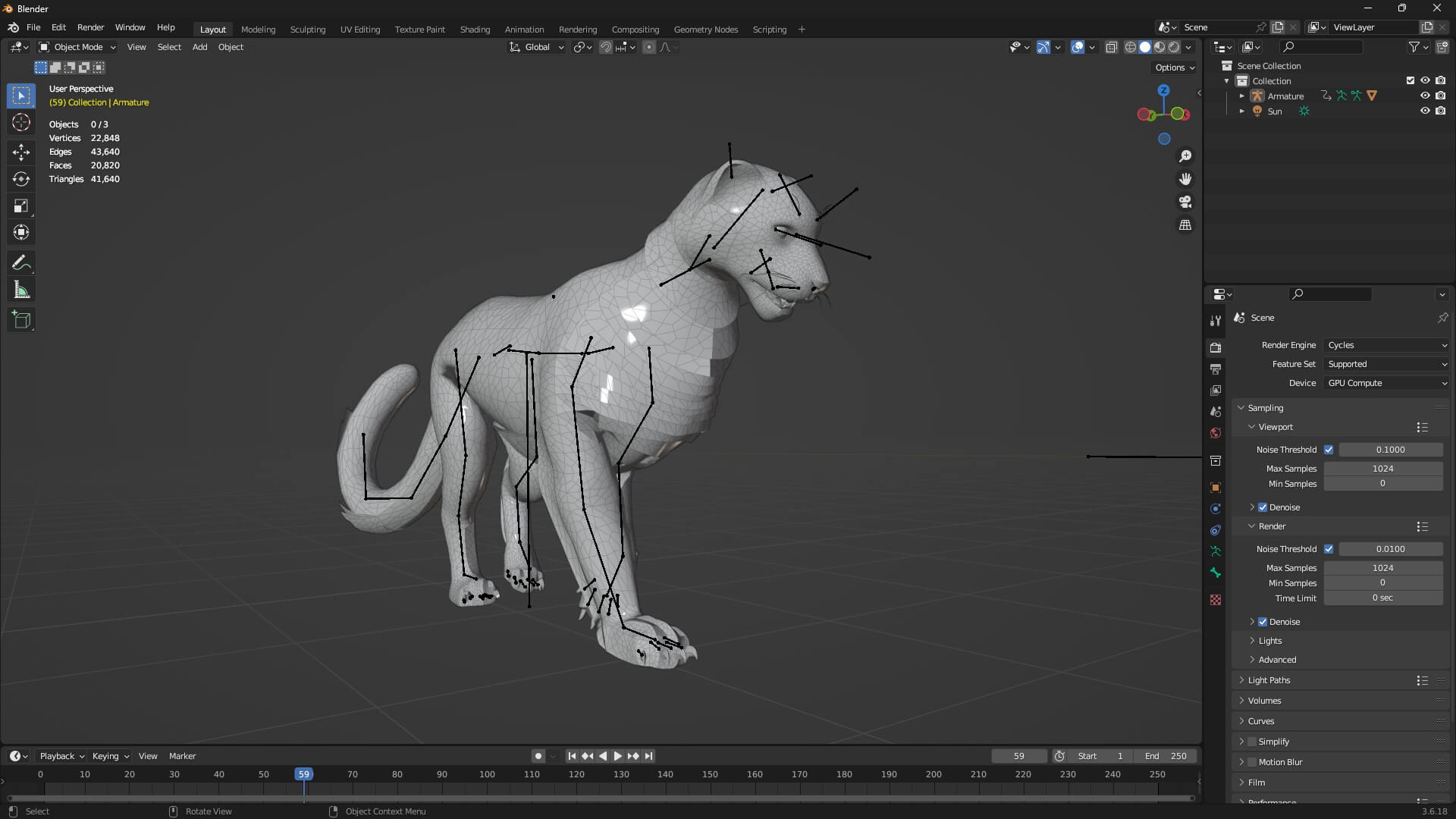 Leopard Hybrid-A2 Free 3D Animation by Animated3d