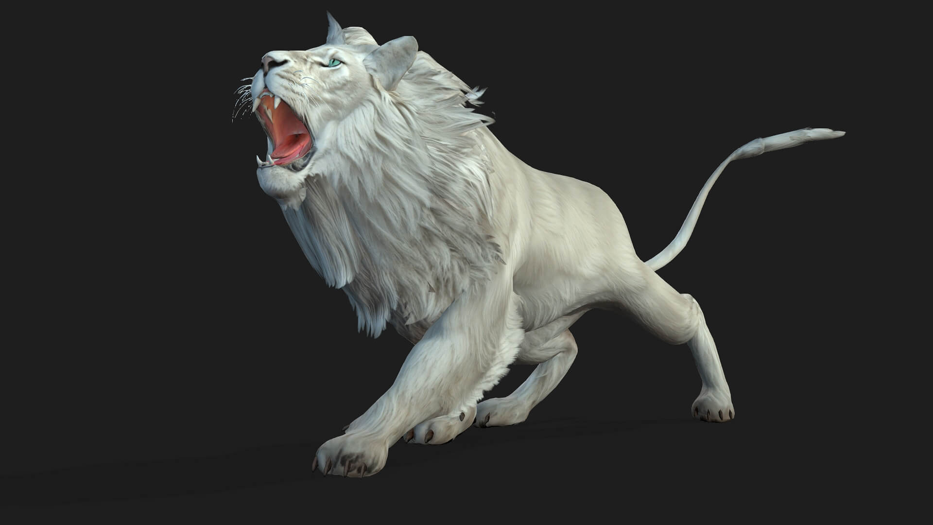 Lion-A2-Animated 3D Animation by Animated3d