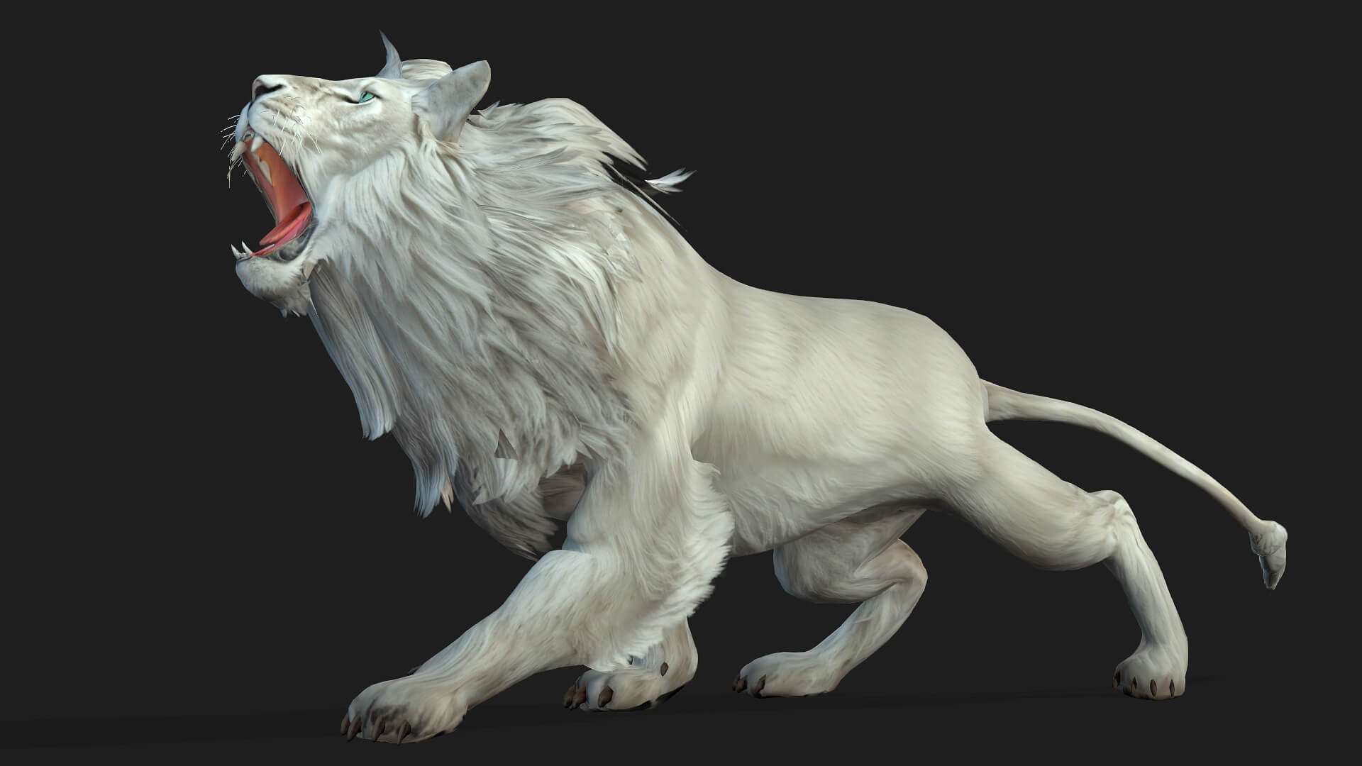 Lion-A2-Animated 3D Animation by Animated3d