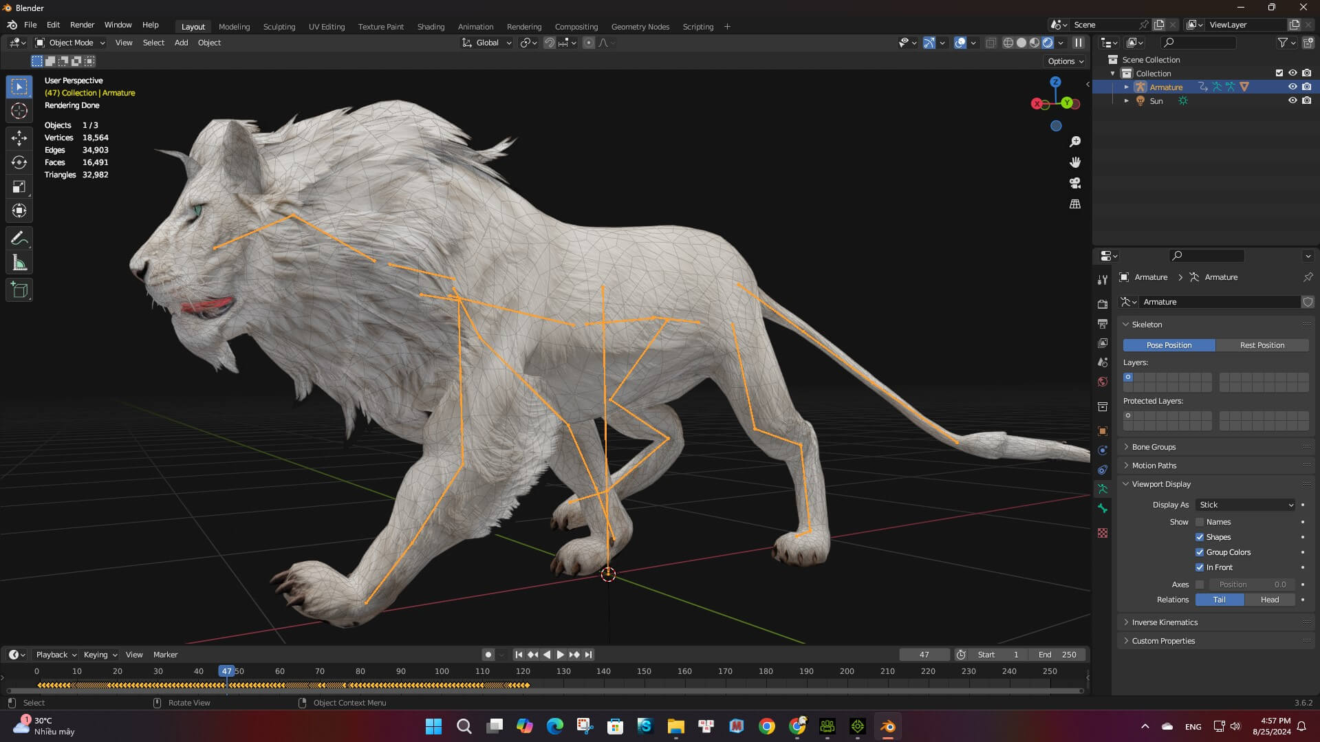 Lion-A2-Animated 3D Animation by Animated3d