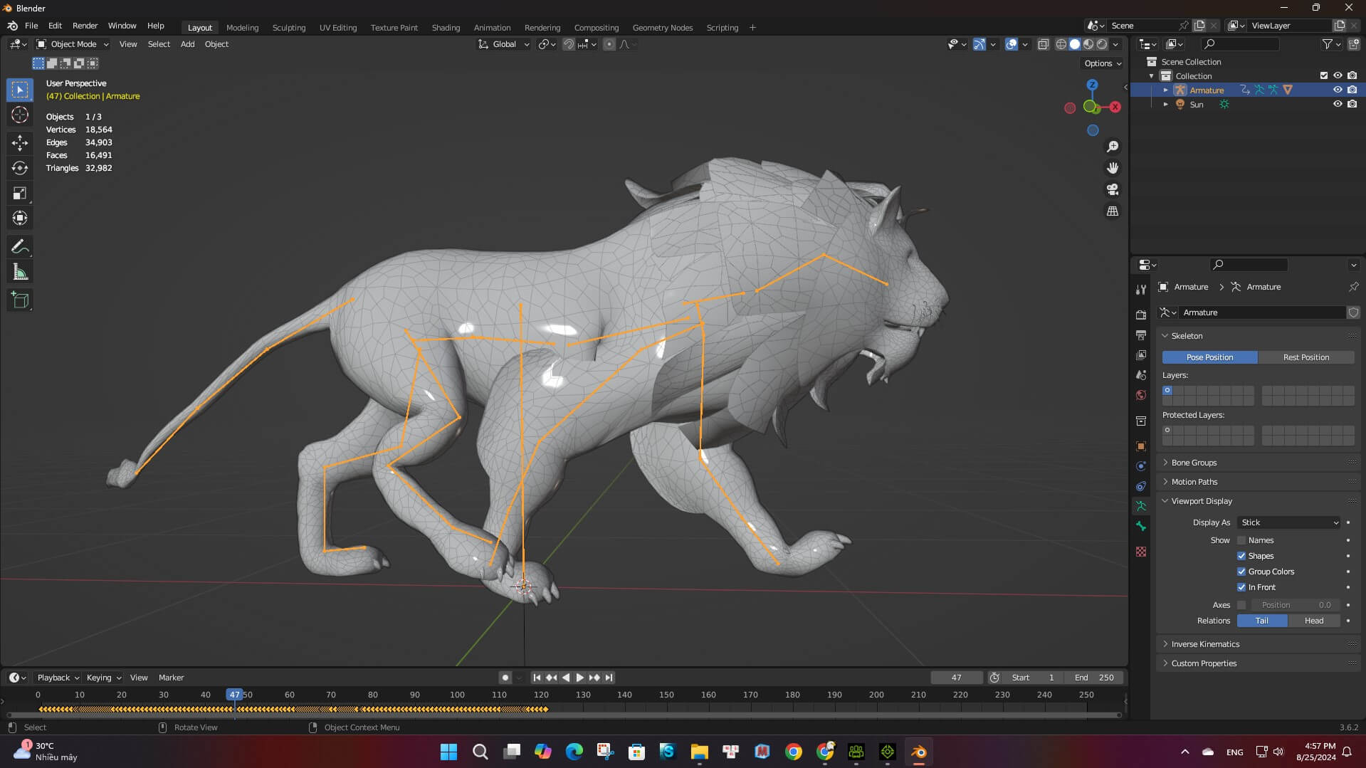 Lion-A2-Animated 3D Animation by Animated3d