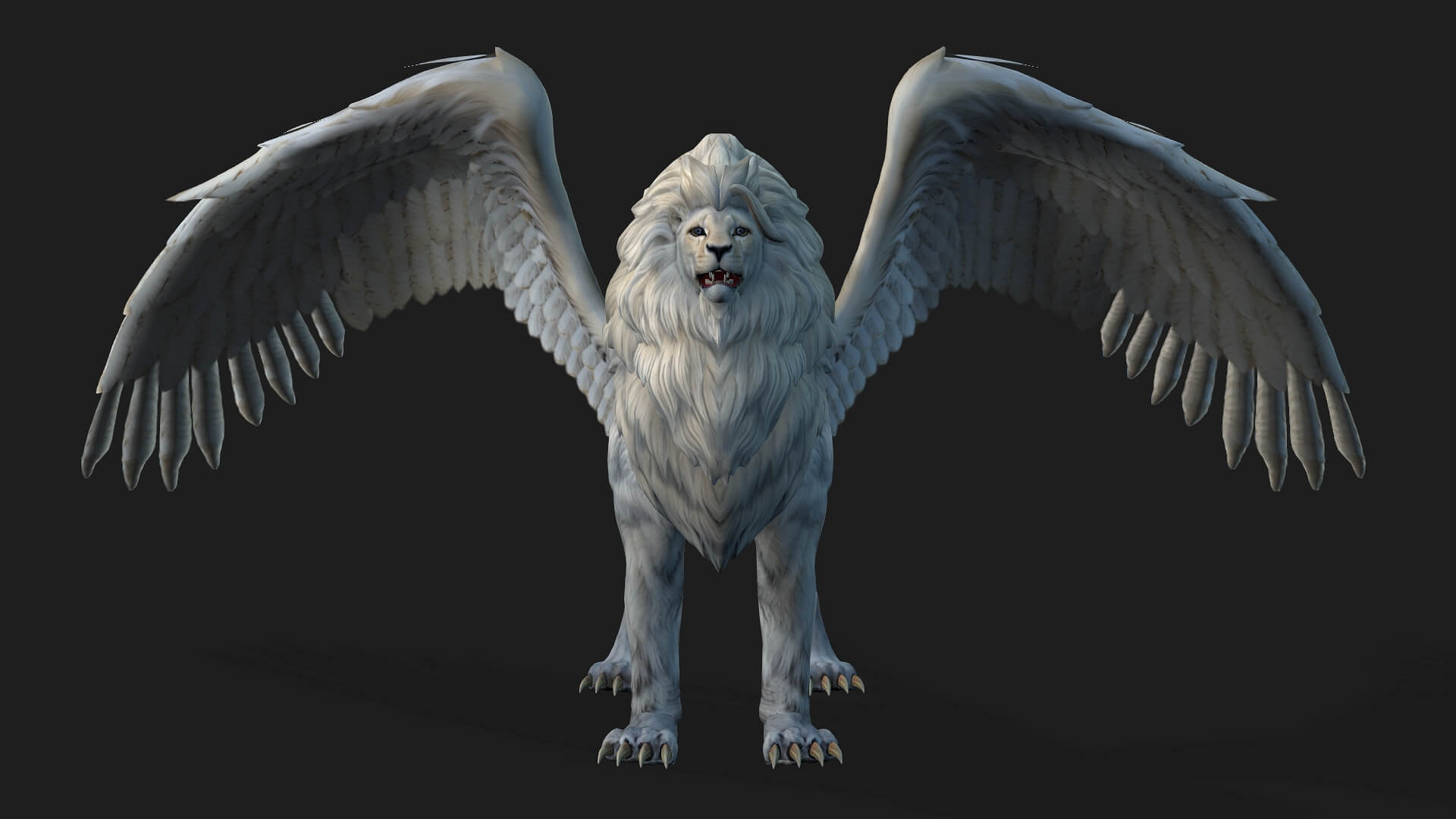 Lion Gryphus A1 - 3D Model by Animated3d