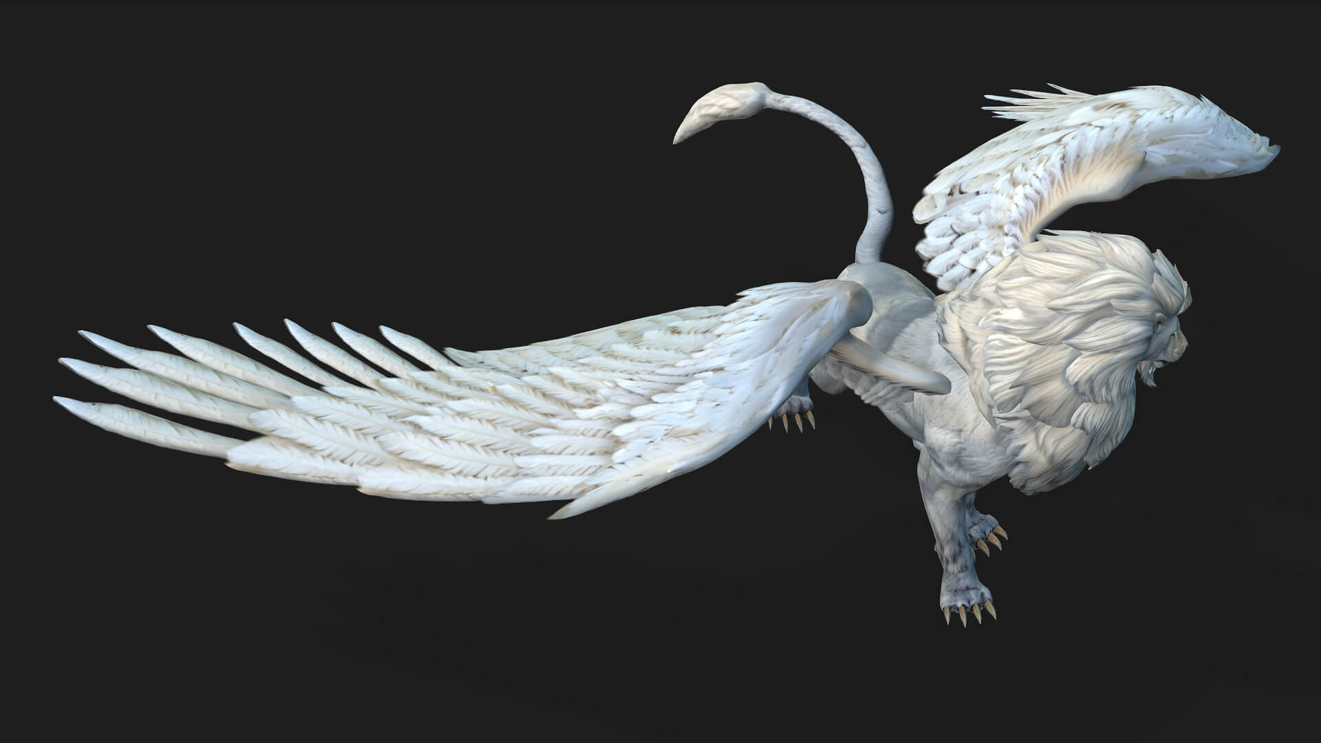 Lion Gryphus A1 - 3D Model by Animated3d