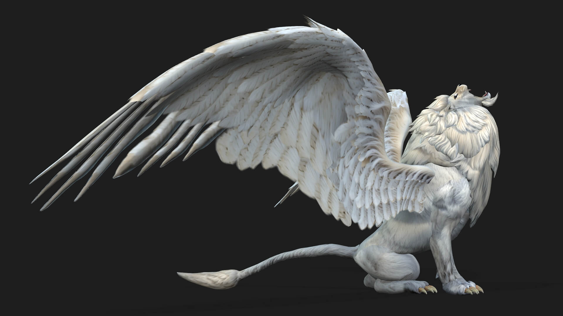 Lion Gryphus A1 - 3D Model by Animated3d
