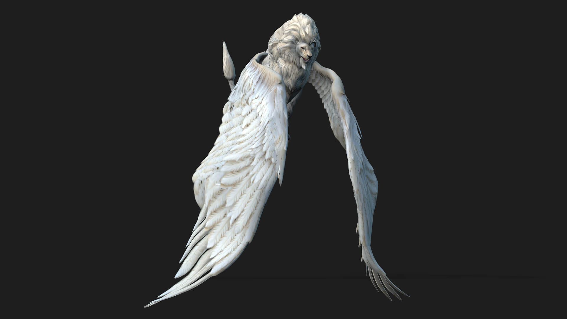 Lion Gryphus A1 - 3D Model by Animated3d