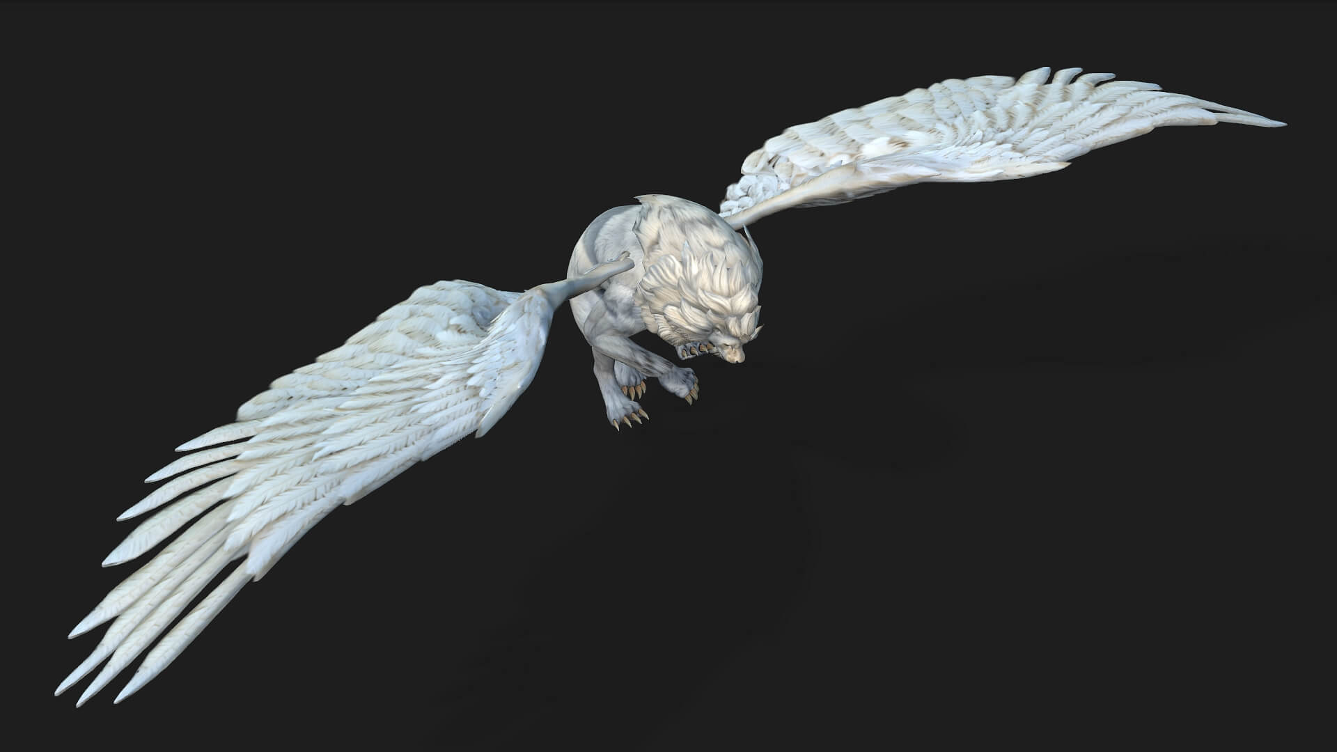 Lion Gryphus A1 - 3D Model by Animated3d