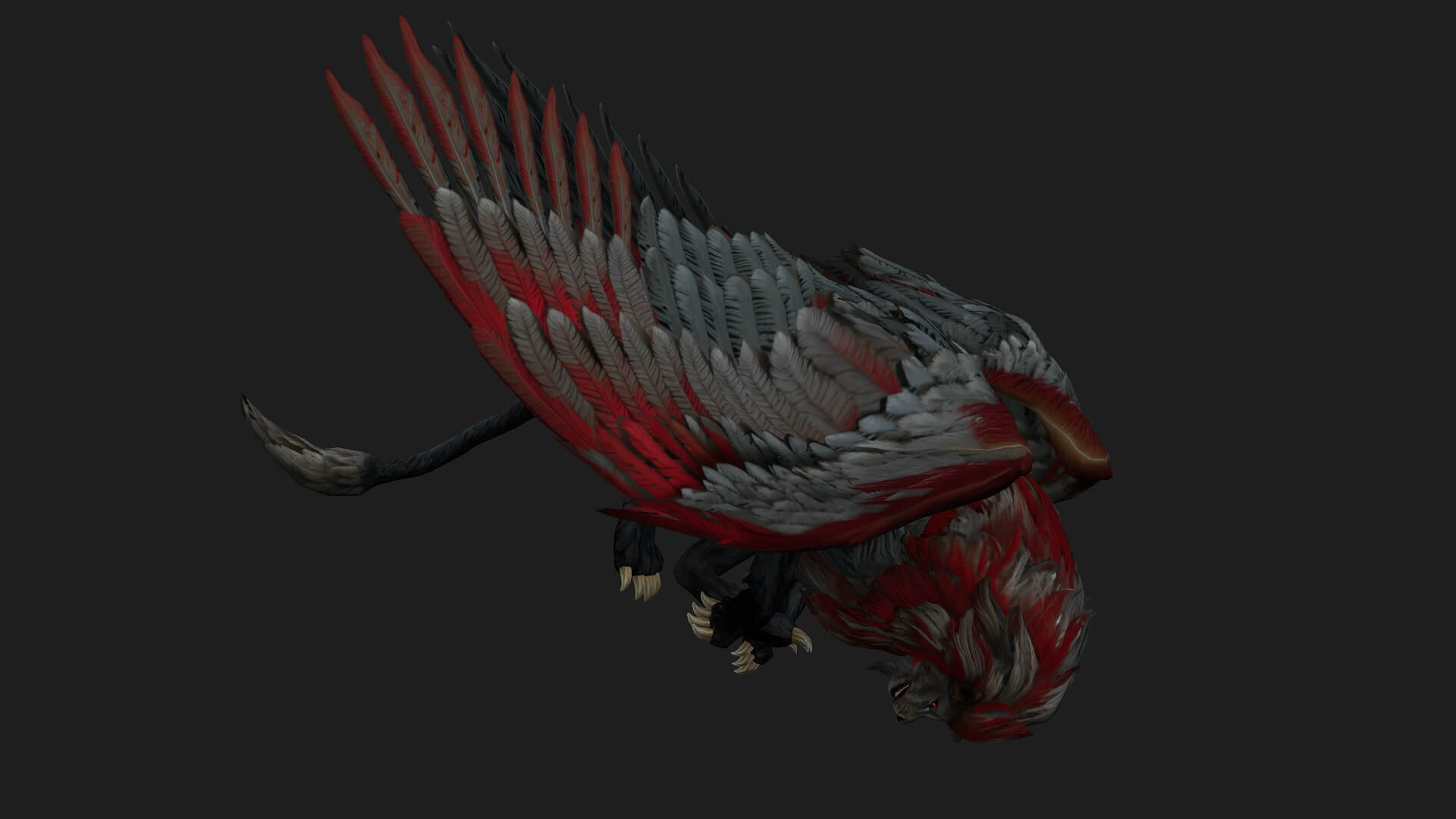 Lion Gryphus A3 - 3D Model by Animated3d