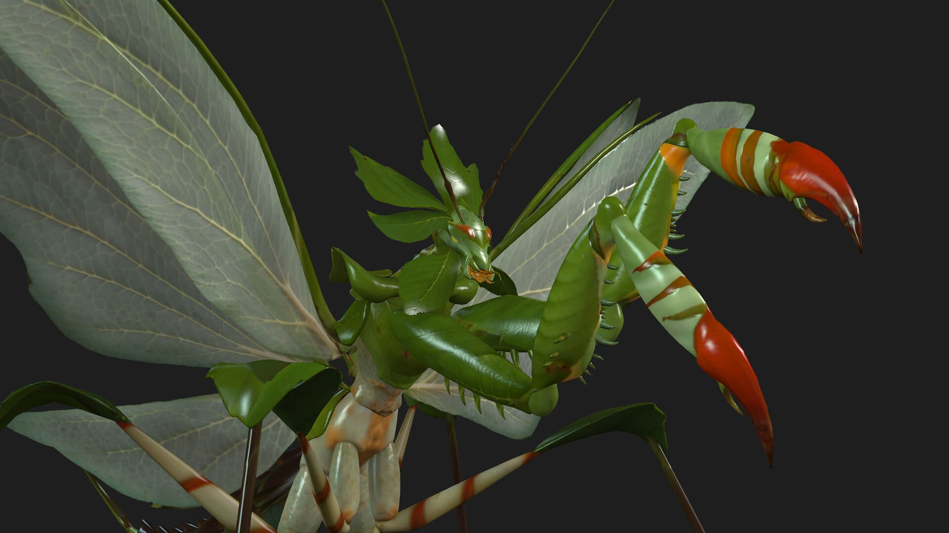 Mantis-A1-Animated 3D Model by Animated3d