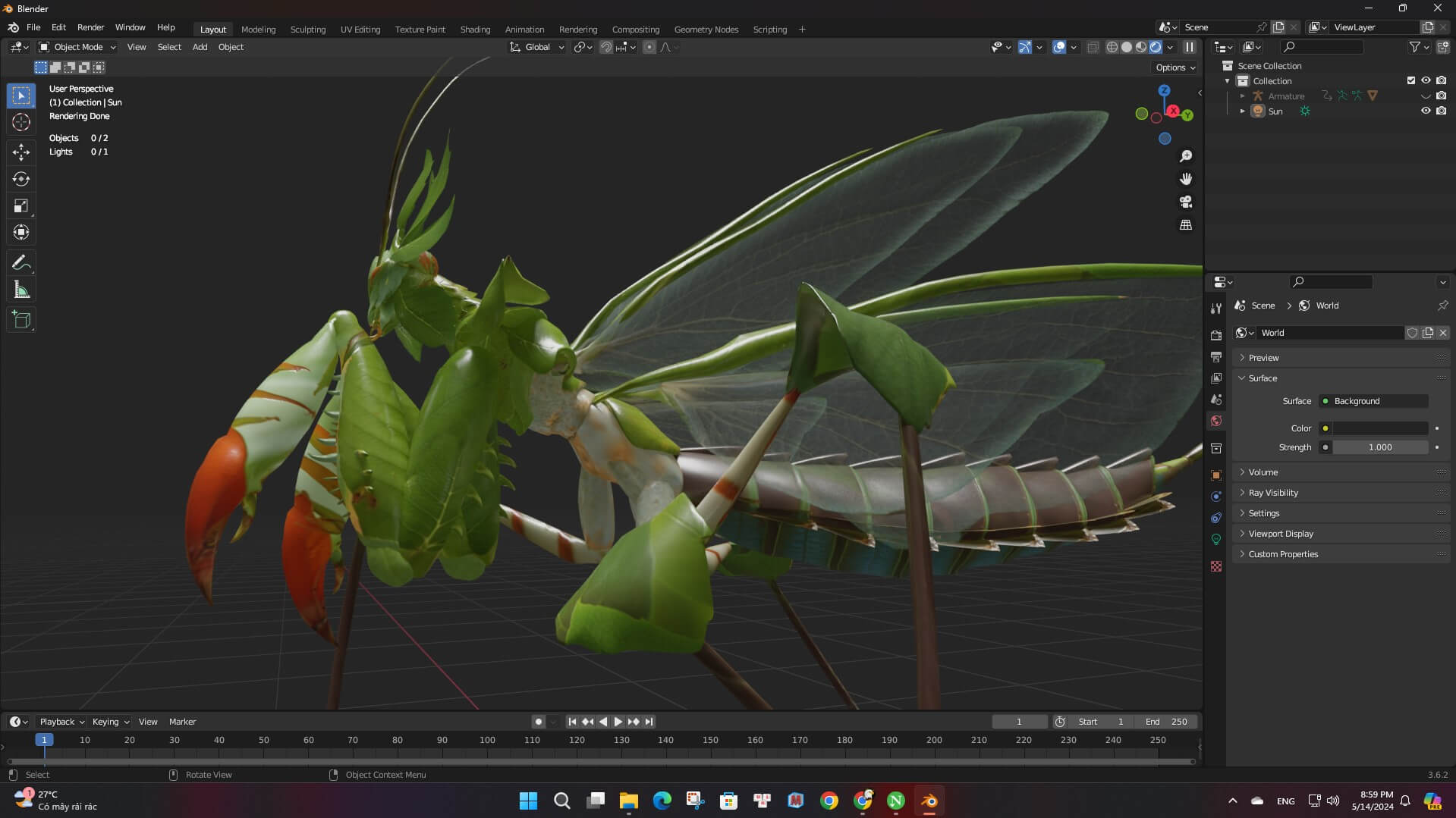 Mantis-A1-Animated 3D Model by Animated3d