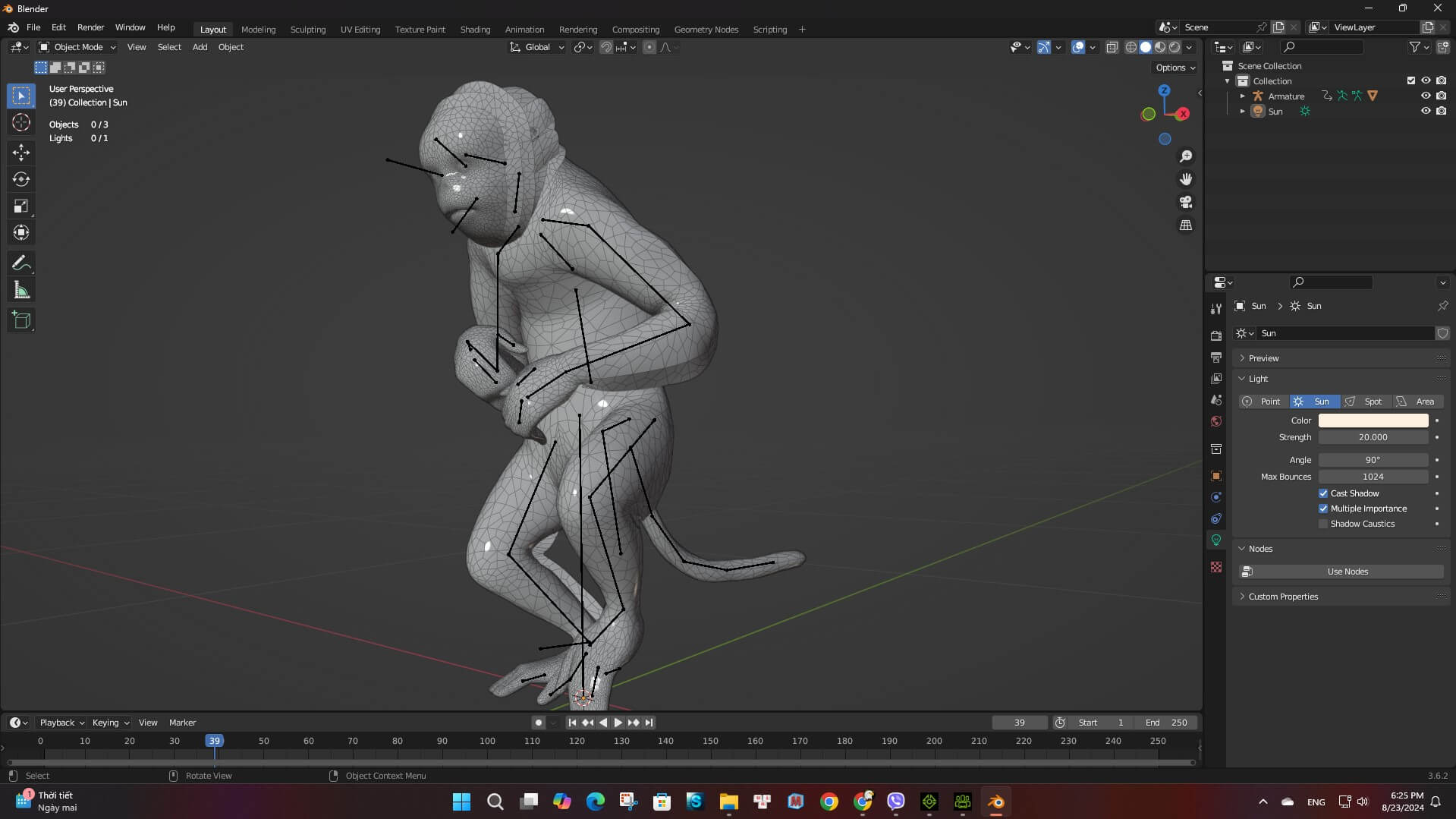 Monkey-A1-Animated 3D Animation by Animated3d