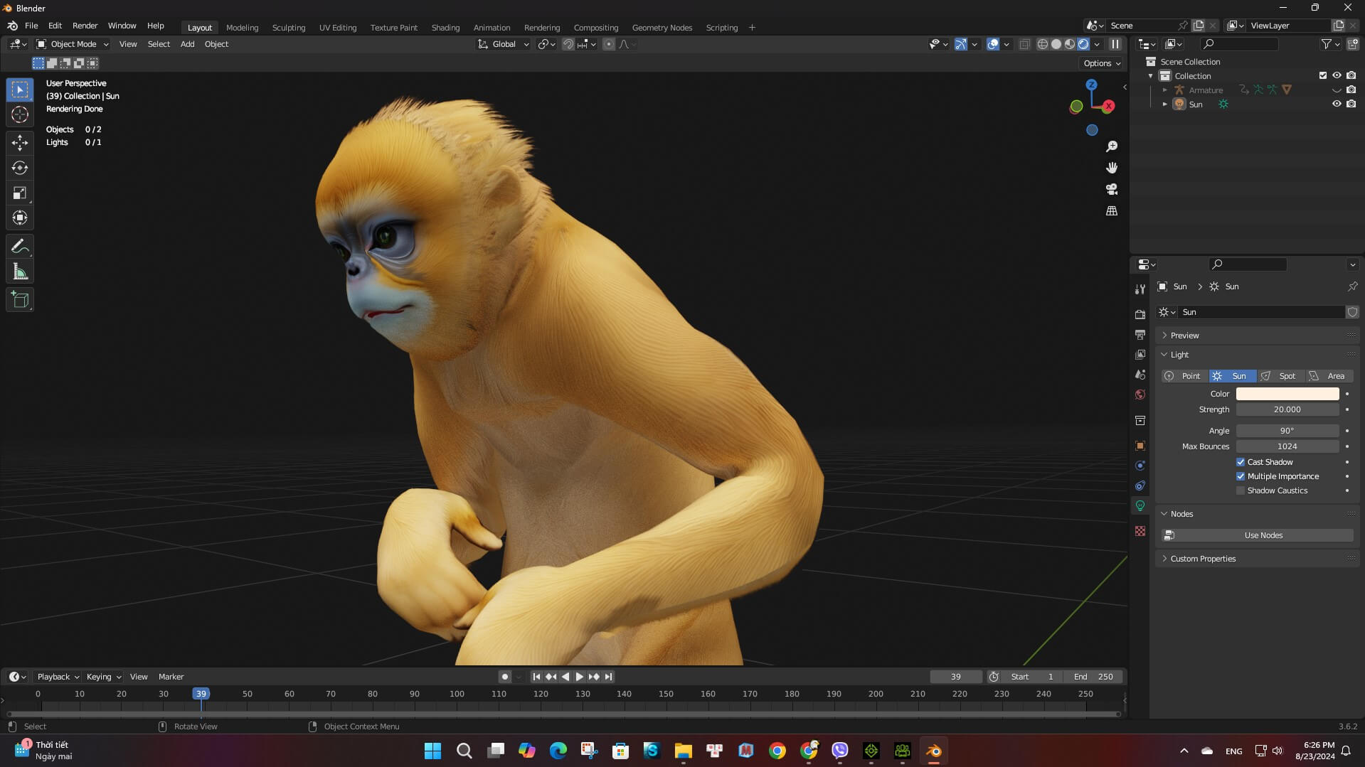 Monkey-A1-Animated 3D Animation by Animated3d