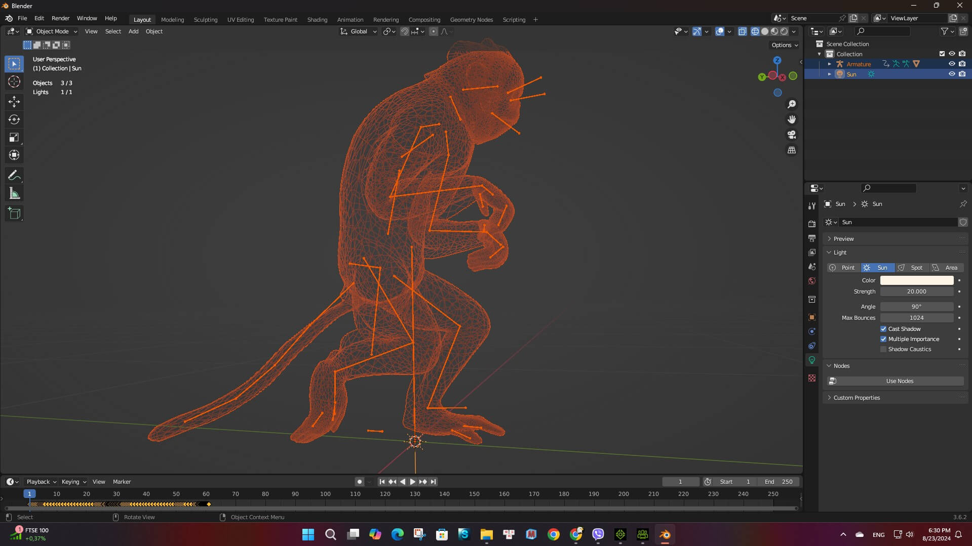 Monkey-A2-Animated 3D Animation by Animated3d