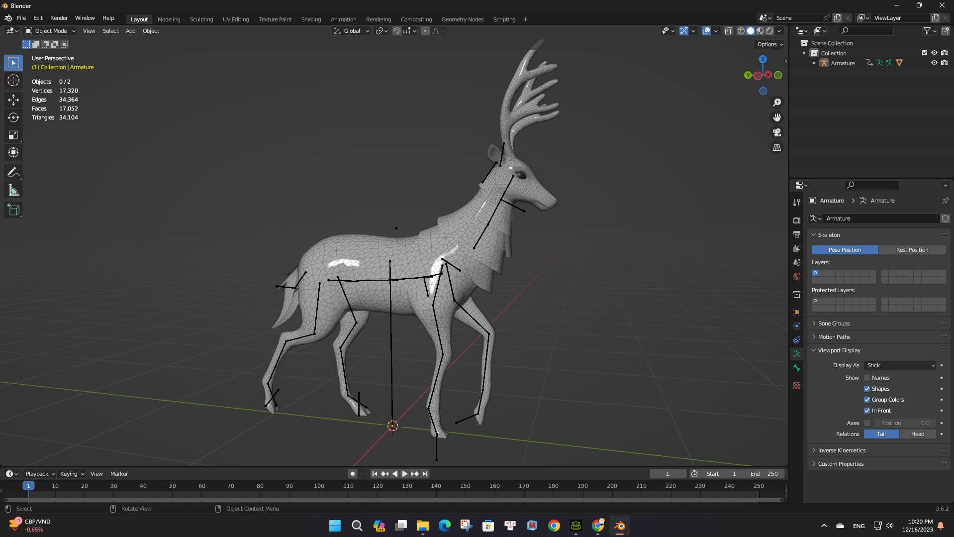 Moose A2 Animated - 3D Model by Animated3d