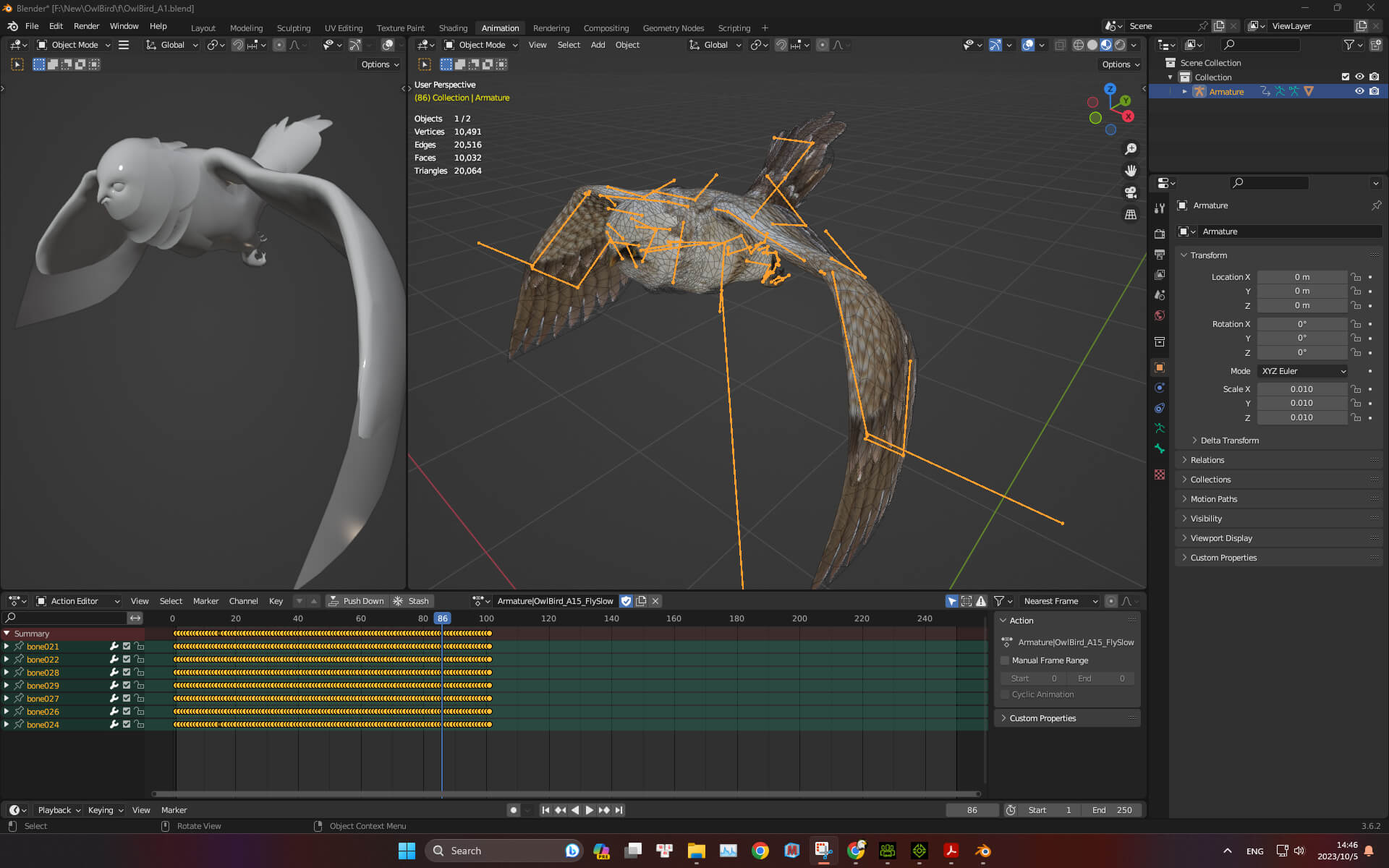 Pack-01-Bird Family 3D Animation by Animated3d