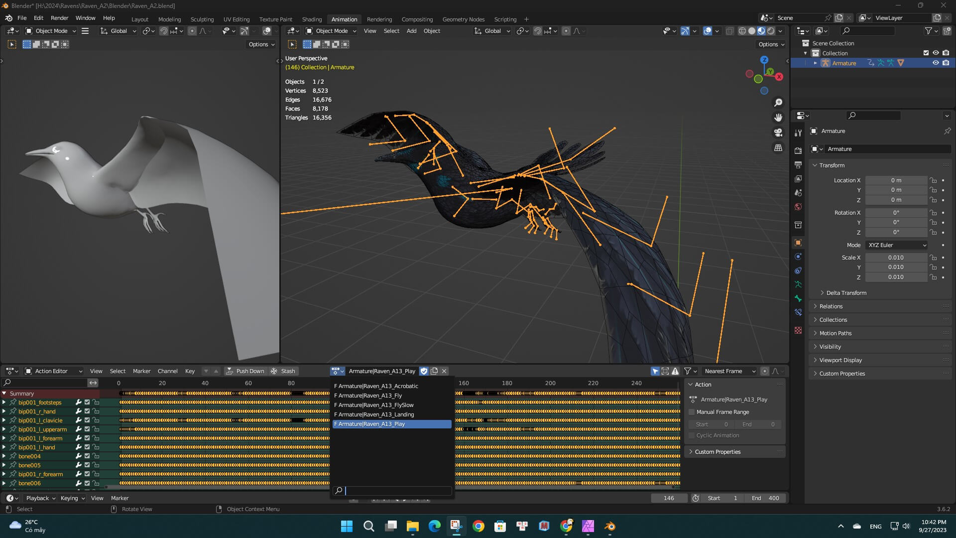 Pack-03-Bird Family 3D Animation by Animated3d