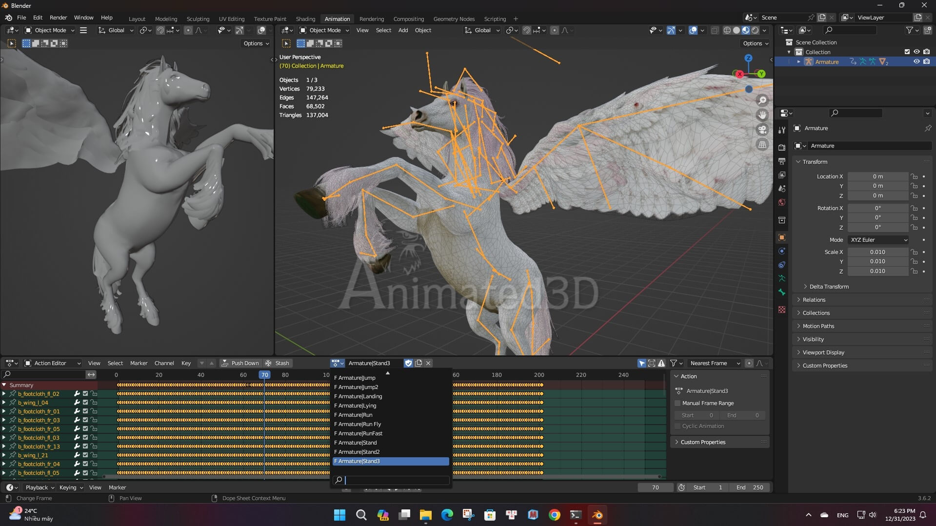 Pack-04-Mythical Creatures 3D Animation by Animated3d