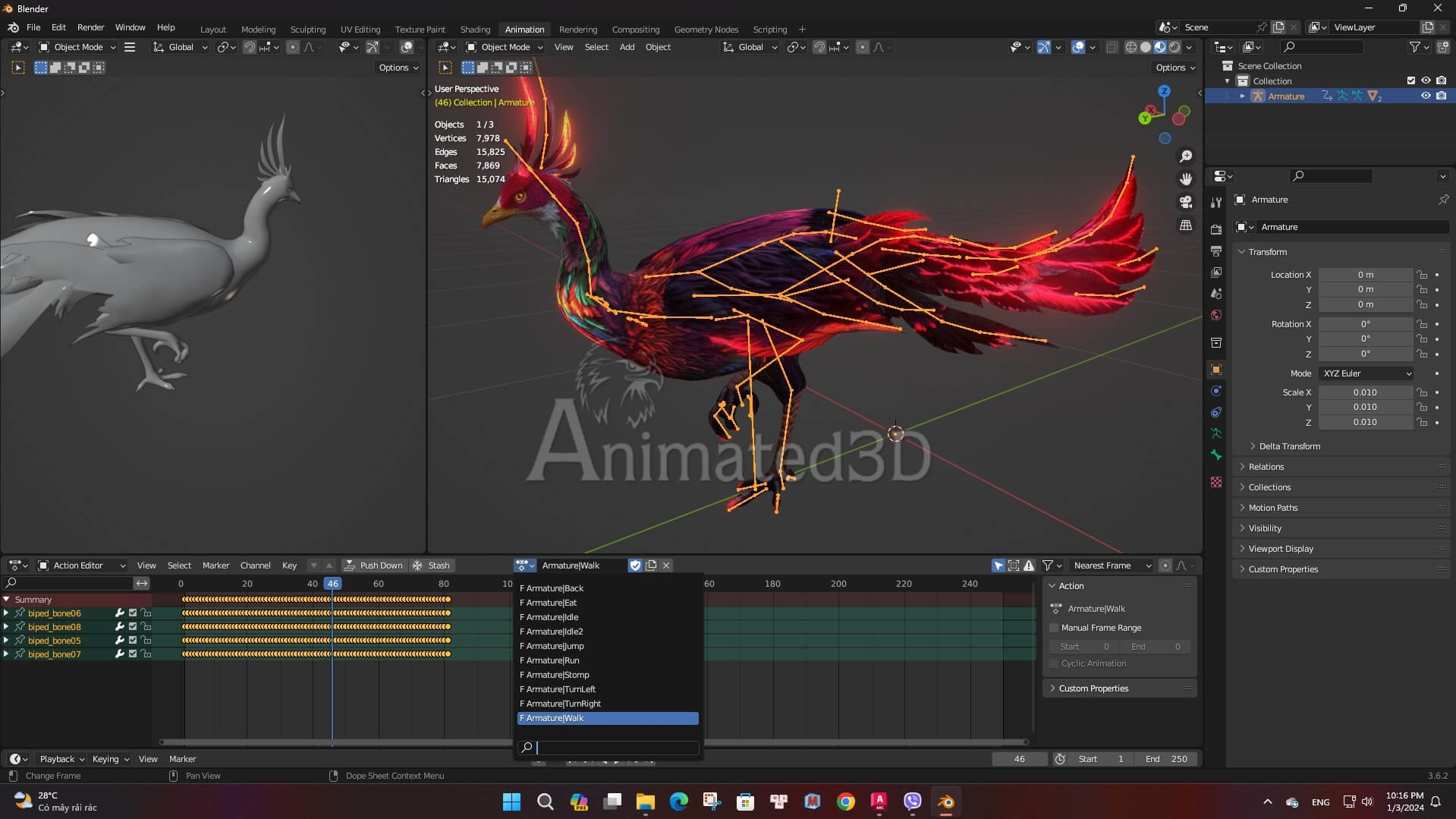 Pack-04-Mythical Creatures 3D Animation by Animated3d