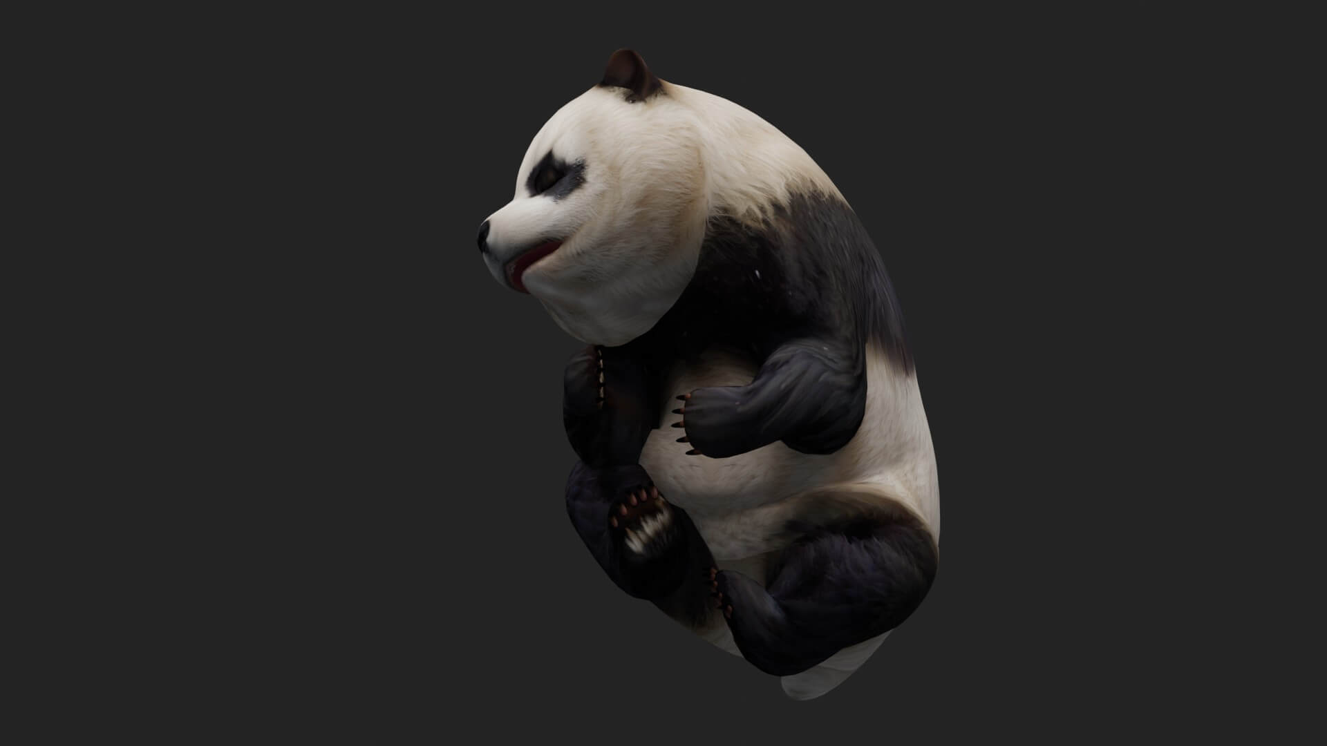 Panda A2 Animated - 3D Model by Animated3d
