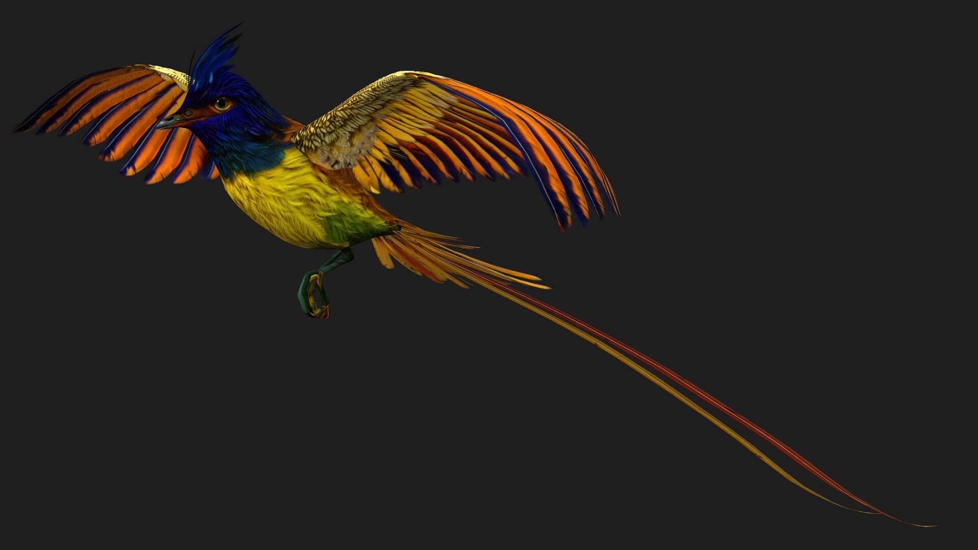 Pheasantbird A1 Animated - 3D Model by Animated3d