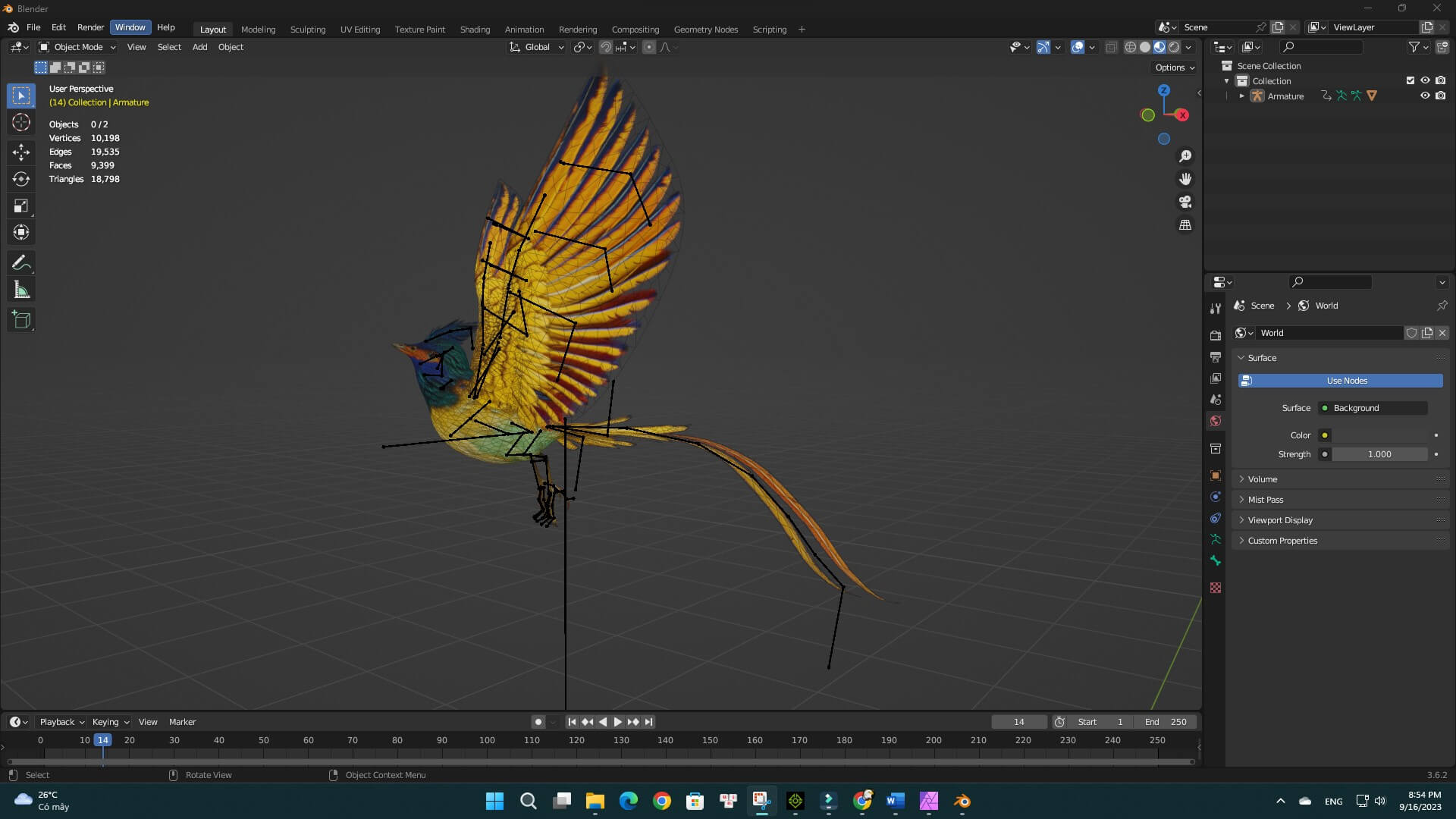 Pheasantbird A2 Animated - 3D Model by Animated3d