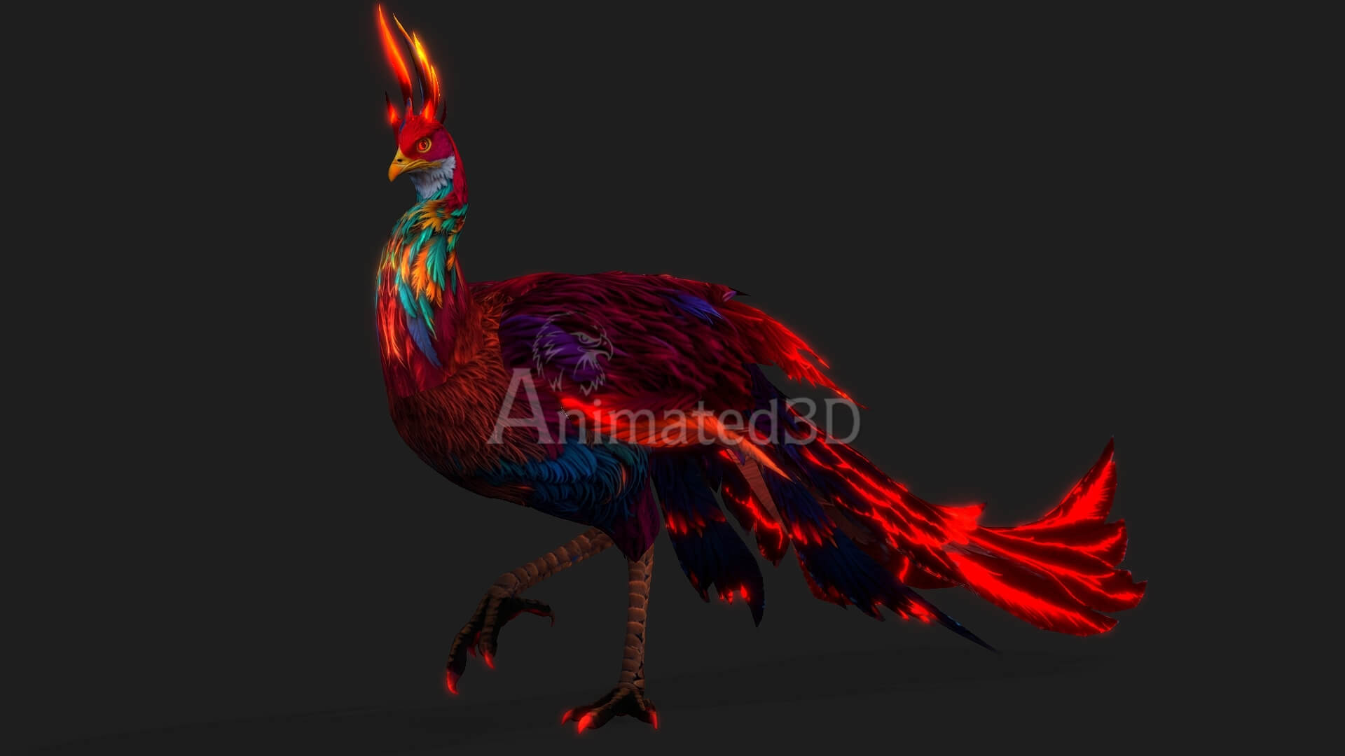 Phoenix A1 Animated - 3D Model by Animated3d