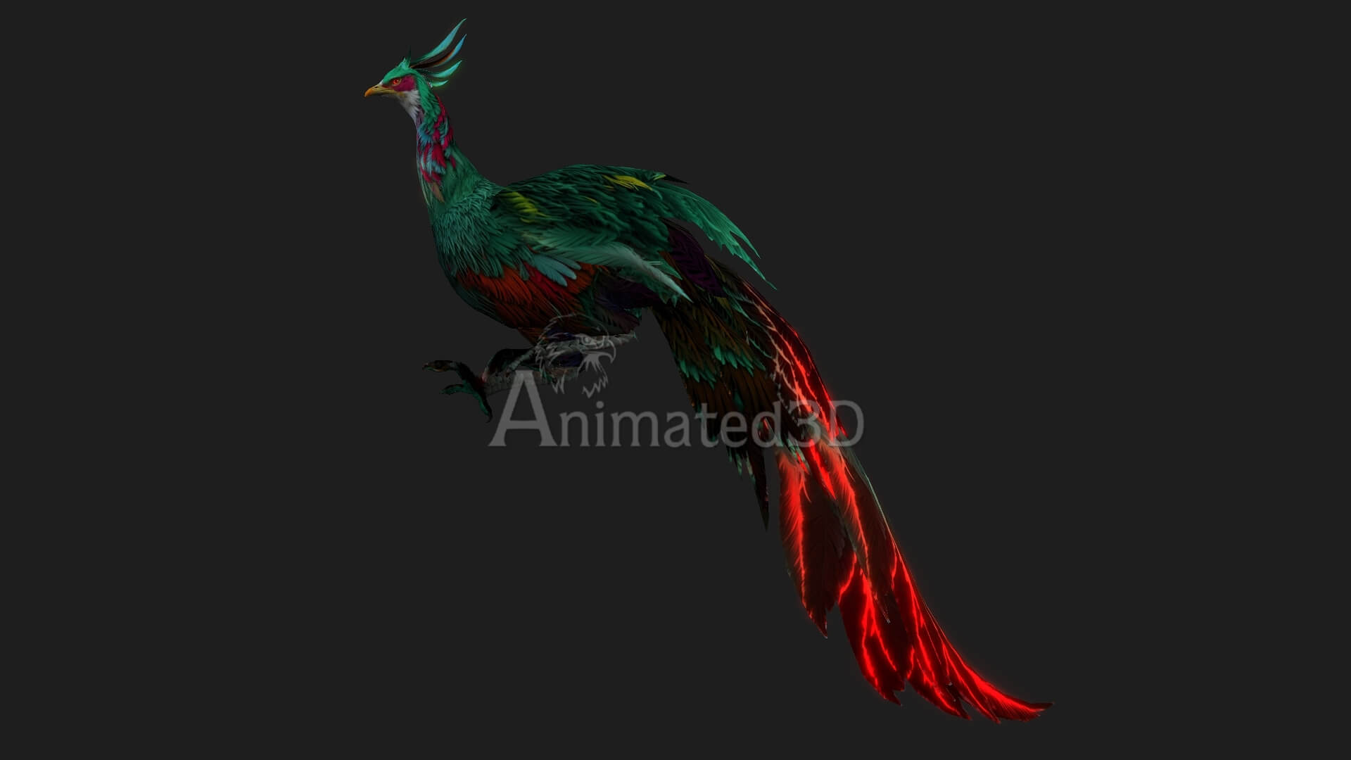 Phoenix A2 Animated - 3D Model by Animated3d