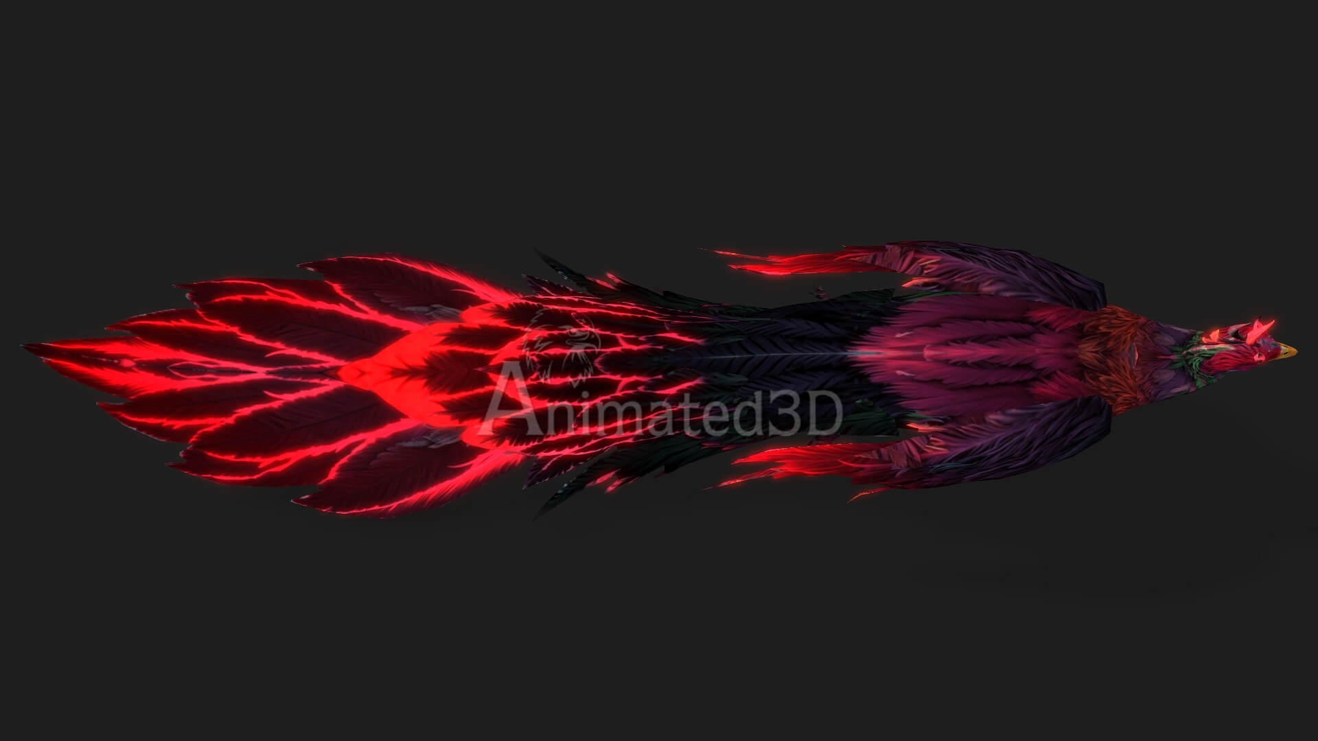 Phoenix A3 Animated - 3D Model by Animated3d