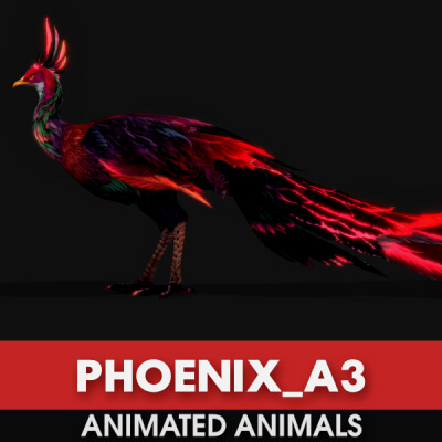 Phoenix A3 Animated - 3D Model by Animated3d