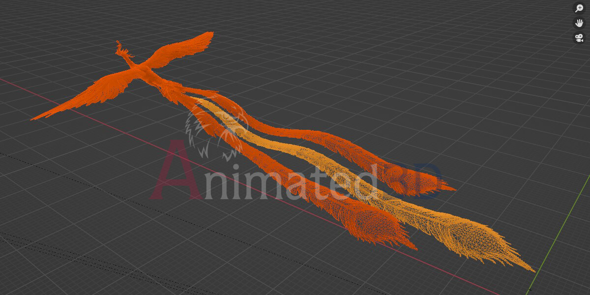 Phoenix VER2 Animated - 3D Model by Animated3d