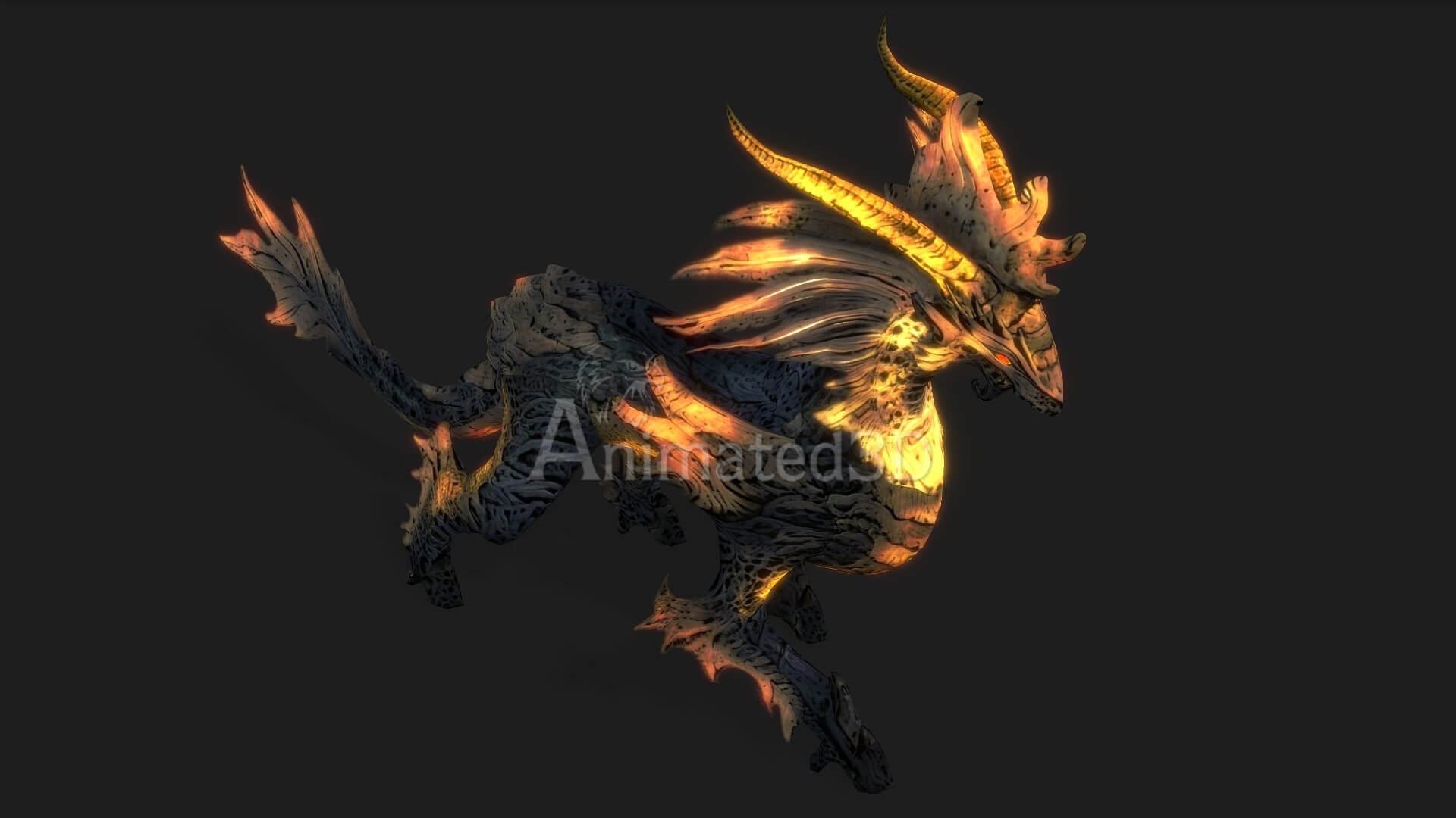 Qilin A2 Animated - 3D Model by Animated3d